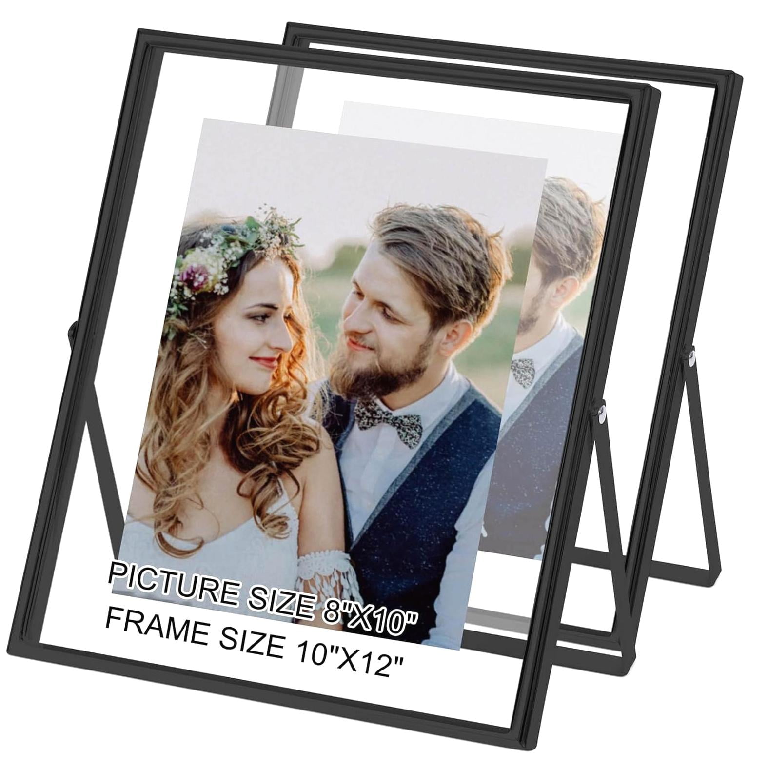 GZHJMY Floating Picture Frame set of 2,10 x 12 Frame For Picture 8x10 ...