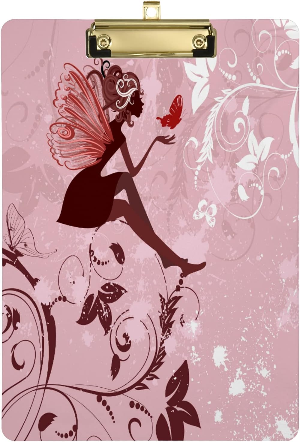 GZHJMY Flower Fairy Acrylic Board Clipboards with Hook up and Low ...