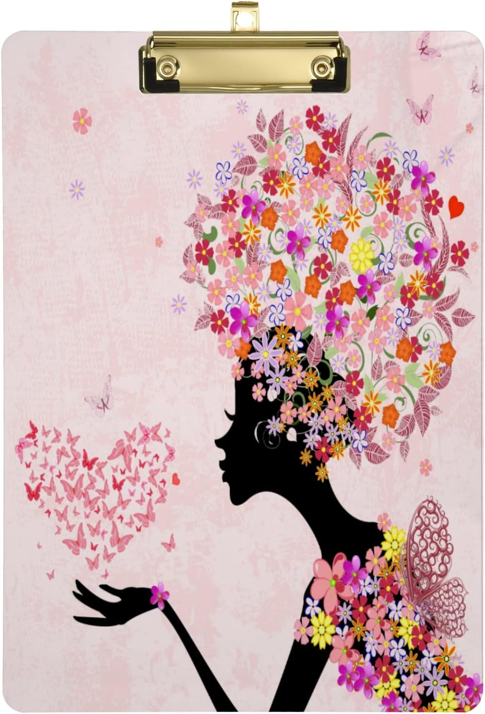 GZHJMY Flower Girl Butterfly Love Heart Flower Acrylic Clipboard Letter ...