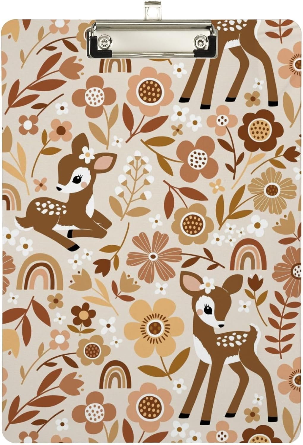 GZHJMY Flowers Deer Clipboard Classrooms Office Clipboard A4 Standard ...
