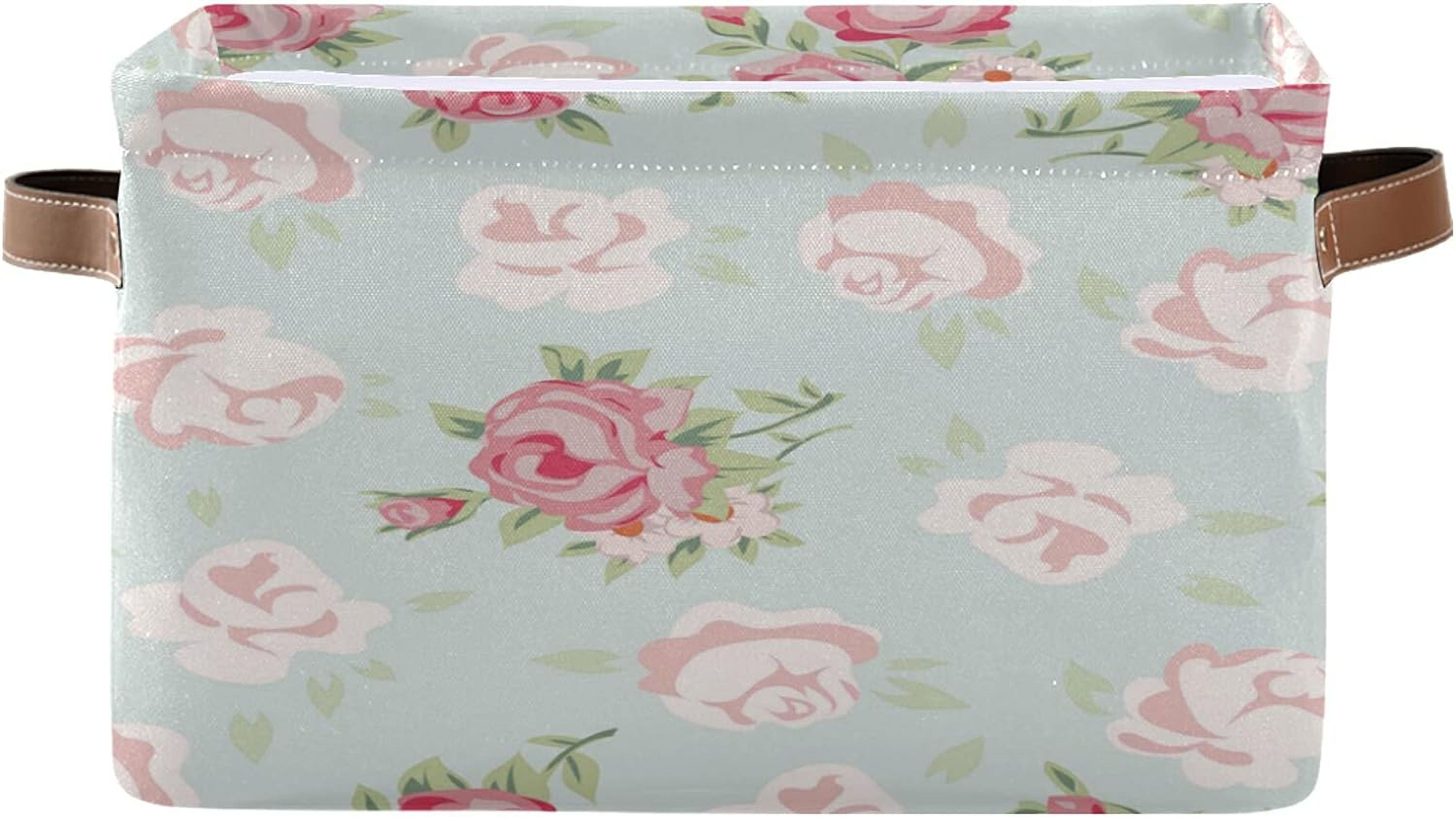 GZHJMY Flowers Storage Bin for Toy Storage Basket Dirty Clothes ...