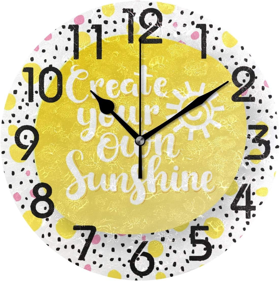 GZHJMY Fresh Summer Style Create Your Own Sunshine Round Pattern Round ...