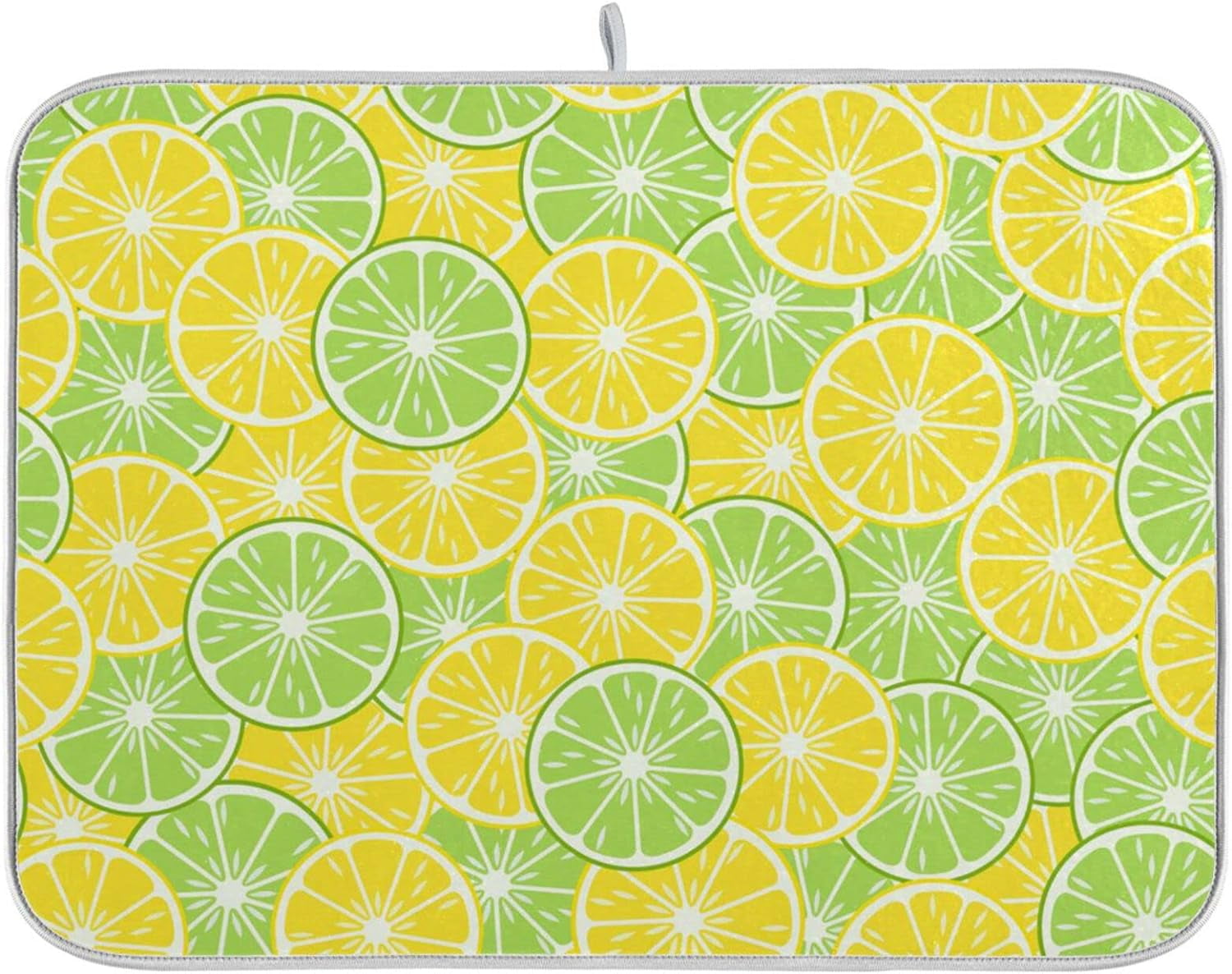 GZHJMY Fresh Yellow Green Lemon Fruits Absorbent Dish Drying Mat ...
