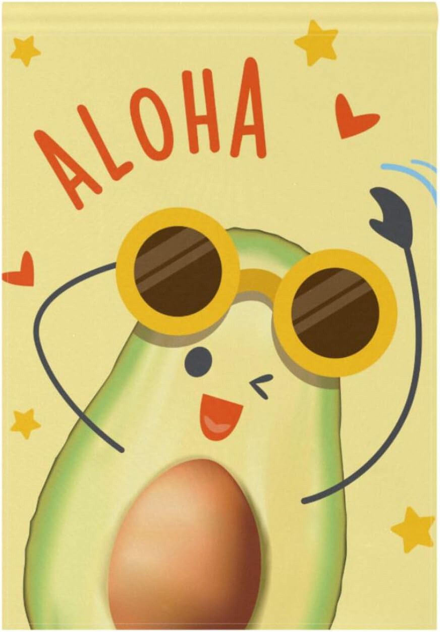 GZHJMY Funny Avocado Welcome Garden Flag 12 x 18 Inch Vertical Double ...