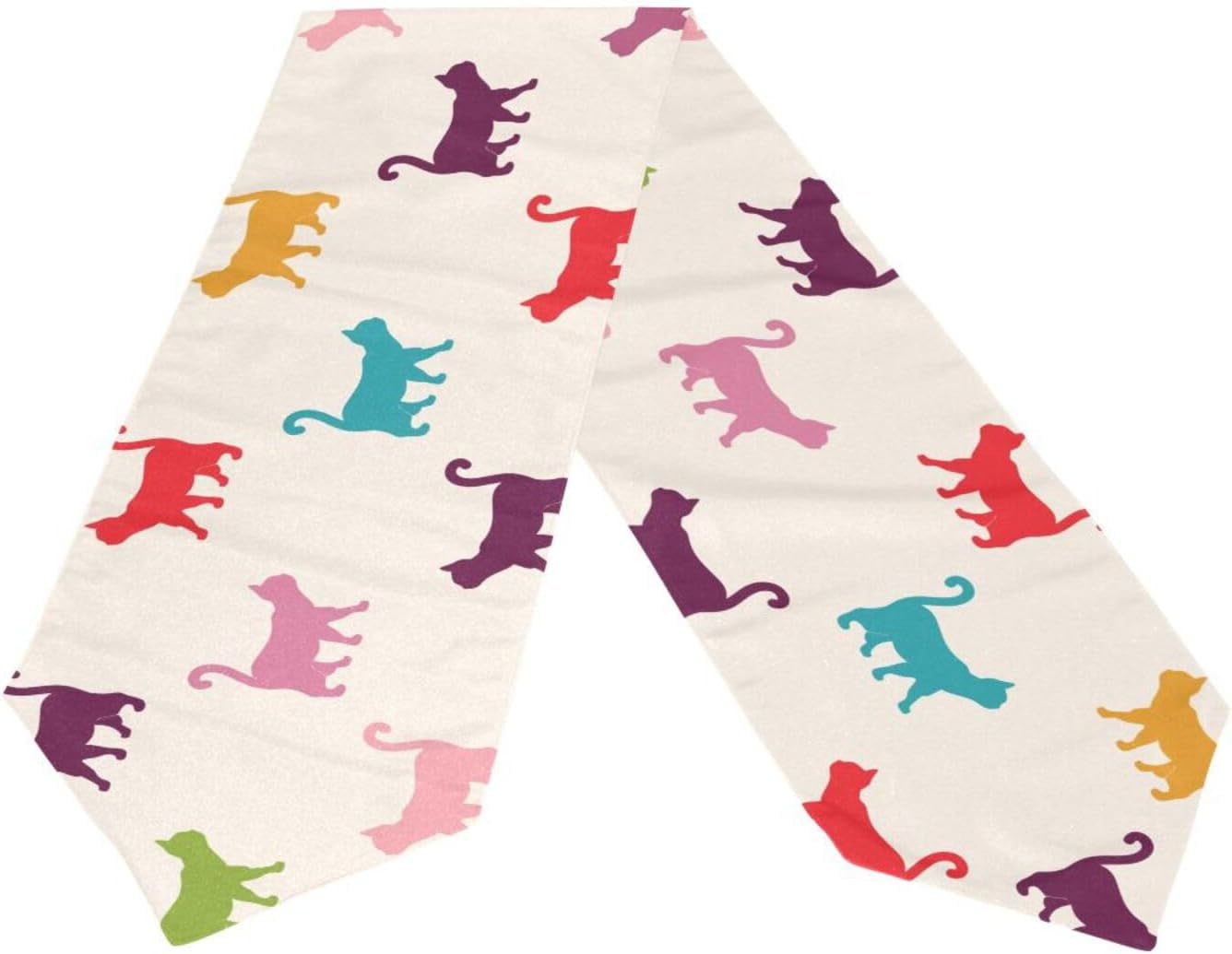 GZHJMY Funny Cats Table Runner Seasonal Table Cloth Runner for Kitchen ...