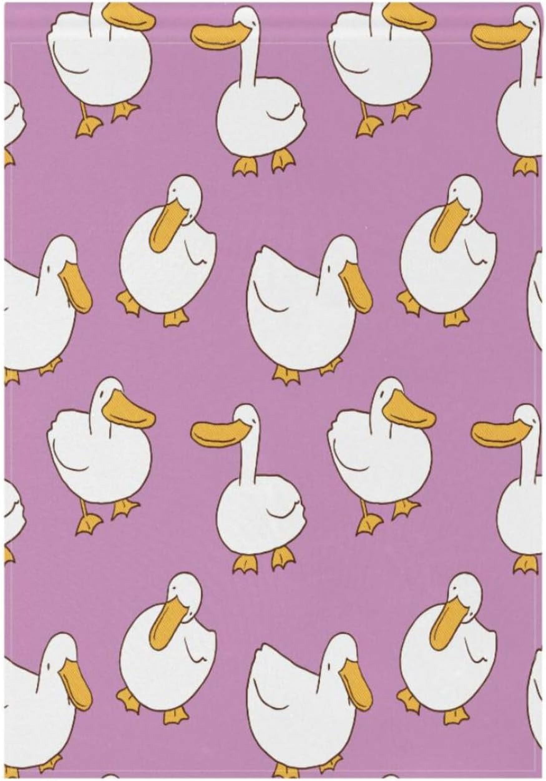 GZHJMY Funny Duck Garden Flag 12 x 18 Inch Vertical Double Sided ...