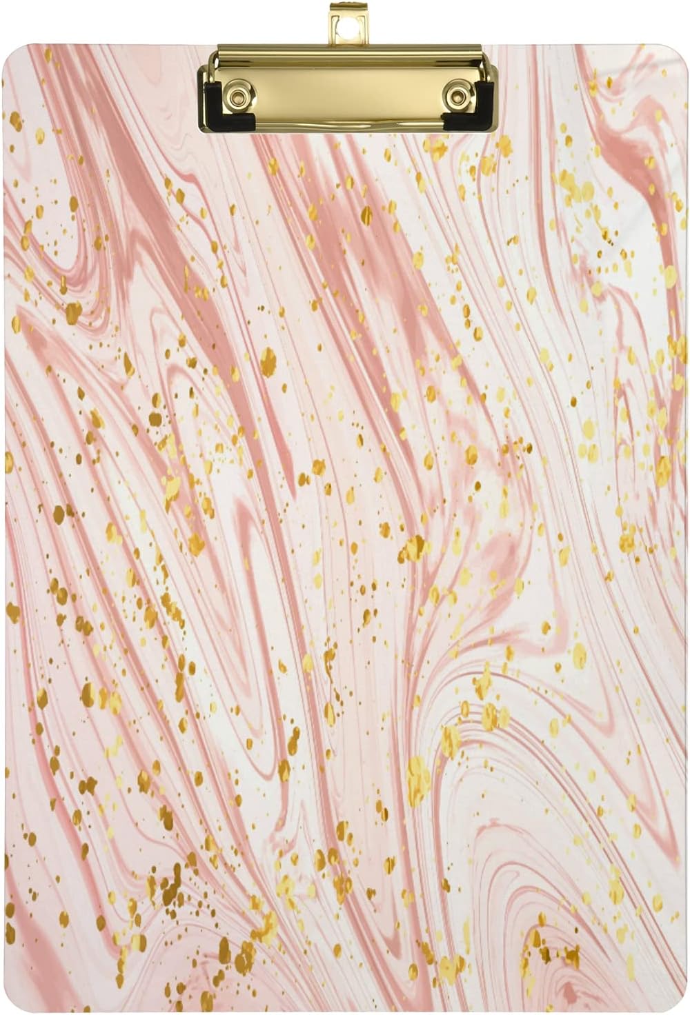 GZHJMY Funny Gold Rose Marble Acrylic Clipboard Letter Size 9" x 12.5 ...