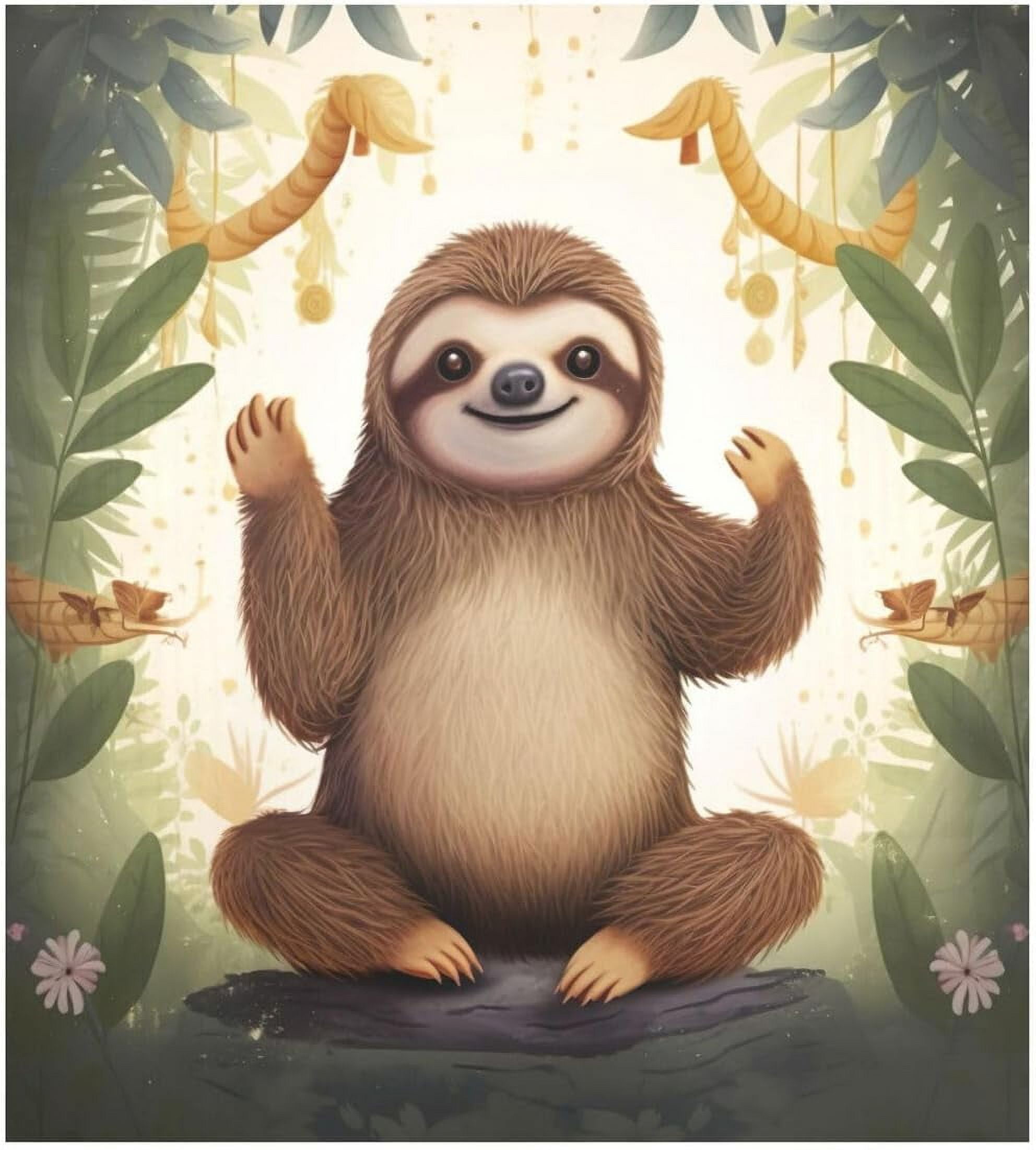 GZHJMY Funny Sloth Dishwasher Magnet Cover 20x26in,Reuseable ...