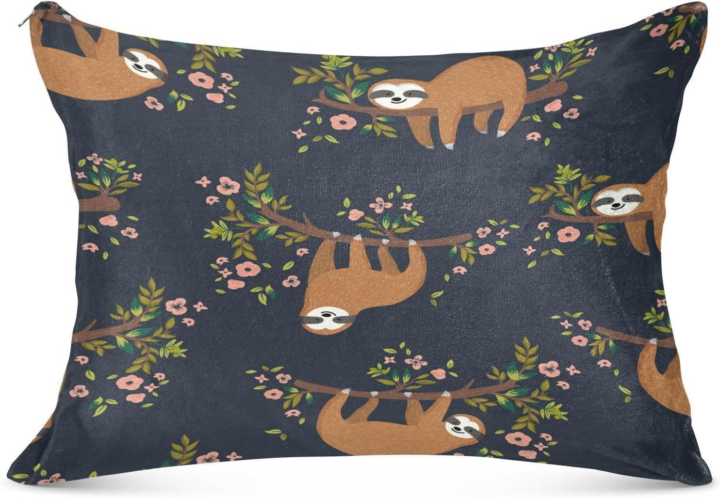 GZHJMY Funny Sloth Pillowcases, Soft and Cozy Decorative Pillow Cases ...