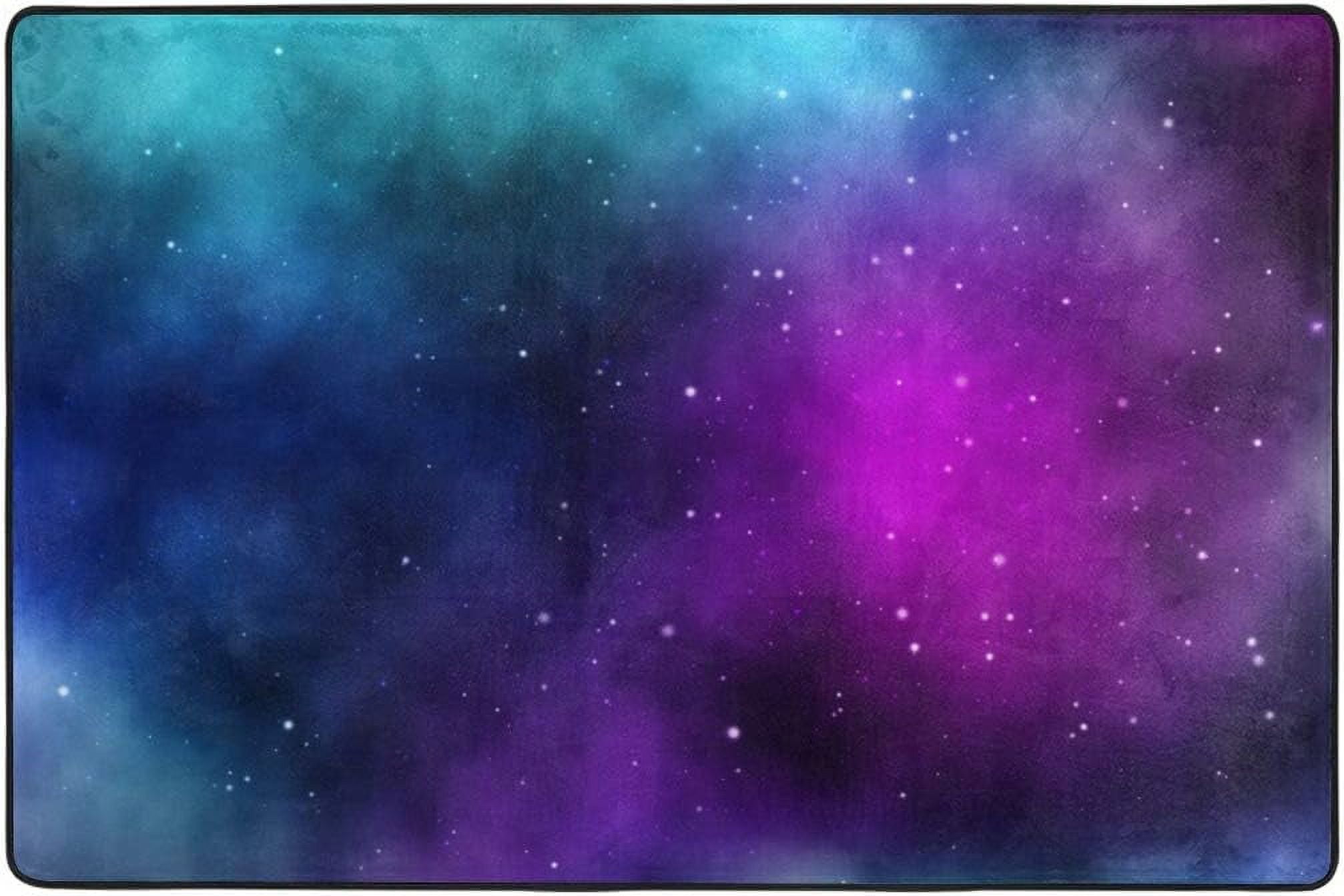 GZHJMY Galaxy Stars Universe Space Area Rug Floor Mat Cover Runner Pad ...
