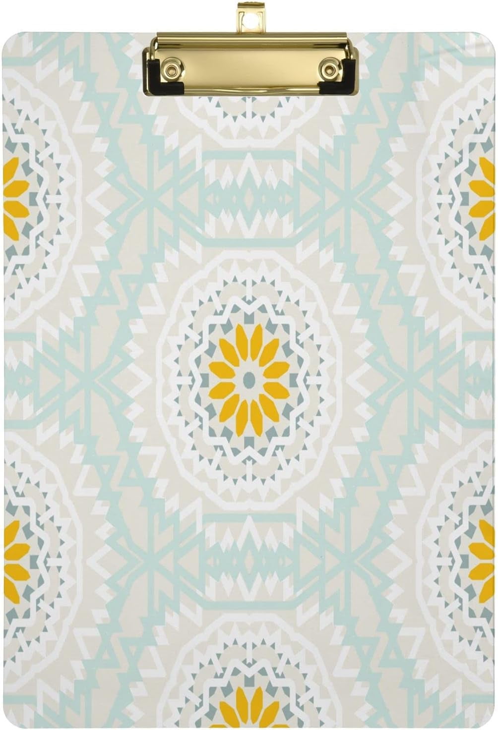 GZHJMY Geometric Boho Clipboard,Standard A4 Letter Size Hardboard ...