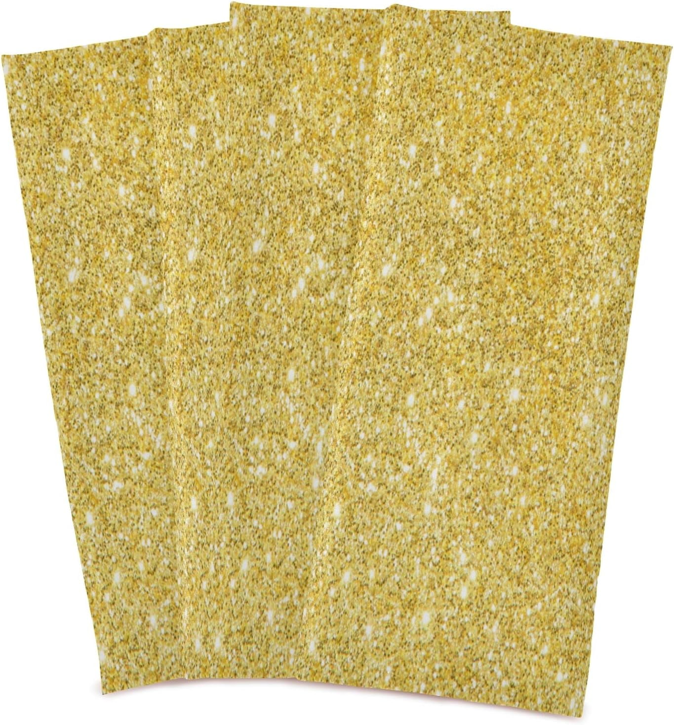 GZHJMY Glitter Texture Kitchen Dish Towel Set of 4, Super Absorbent ...