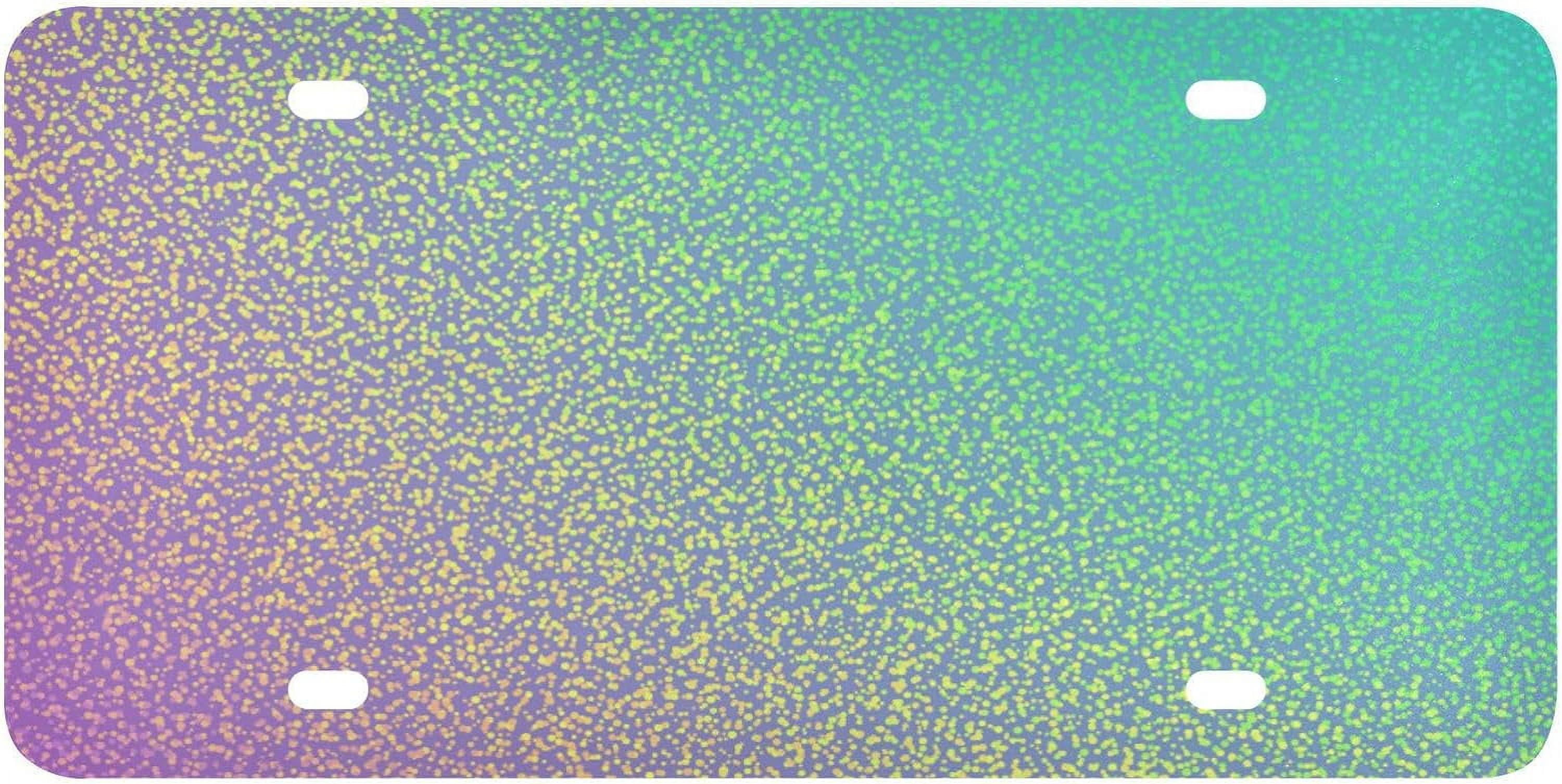 GZHJMY Glitter Texture License Plate Metal Car Plate,Vanity Tag ...