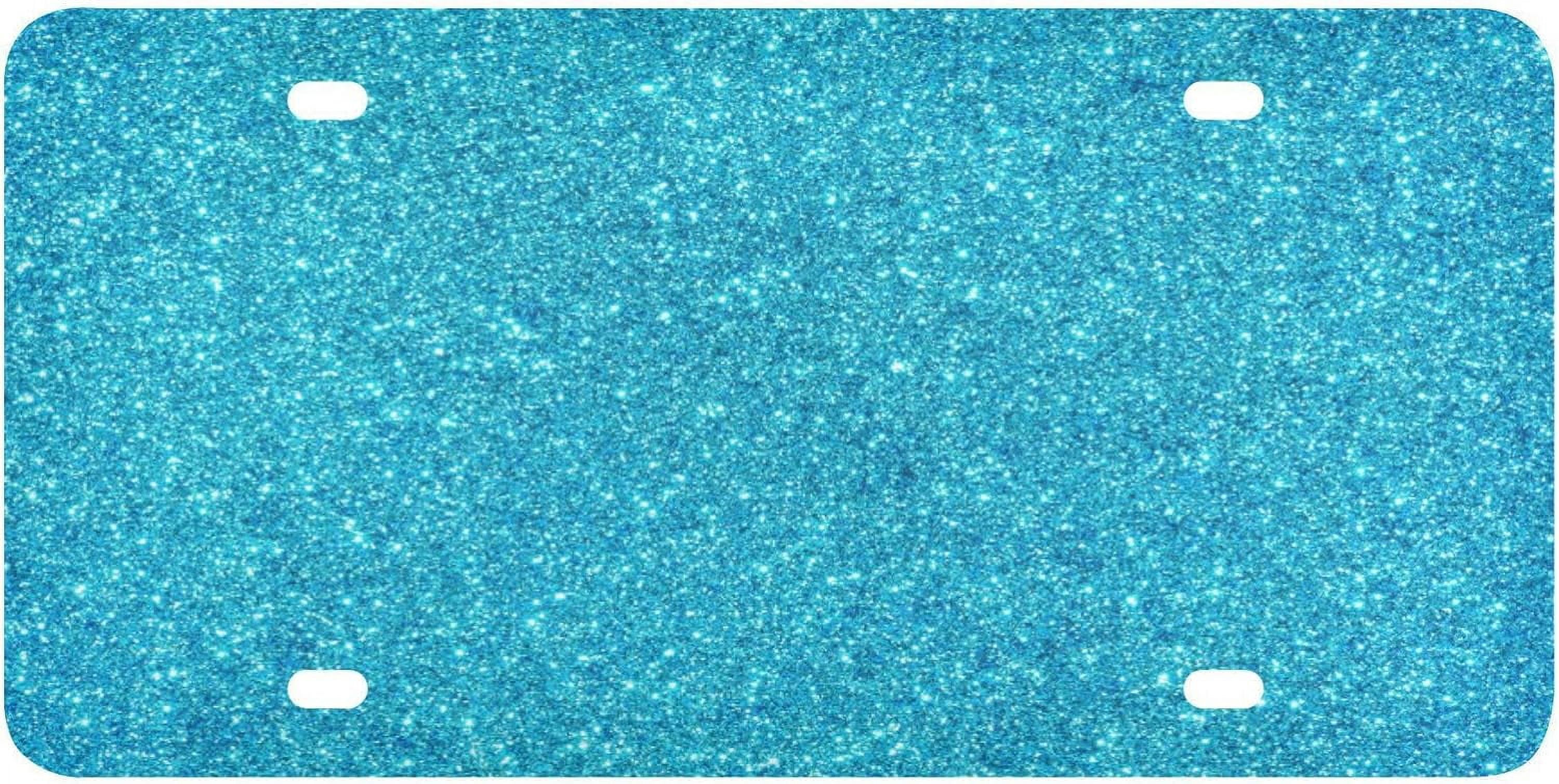 GZHJMY Glitter Texture License Plate Metal Car Plate,Vanity Tag ...