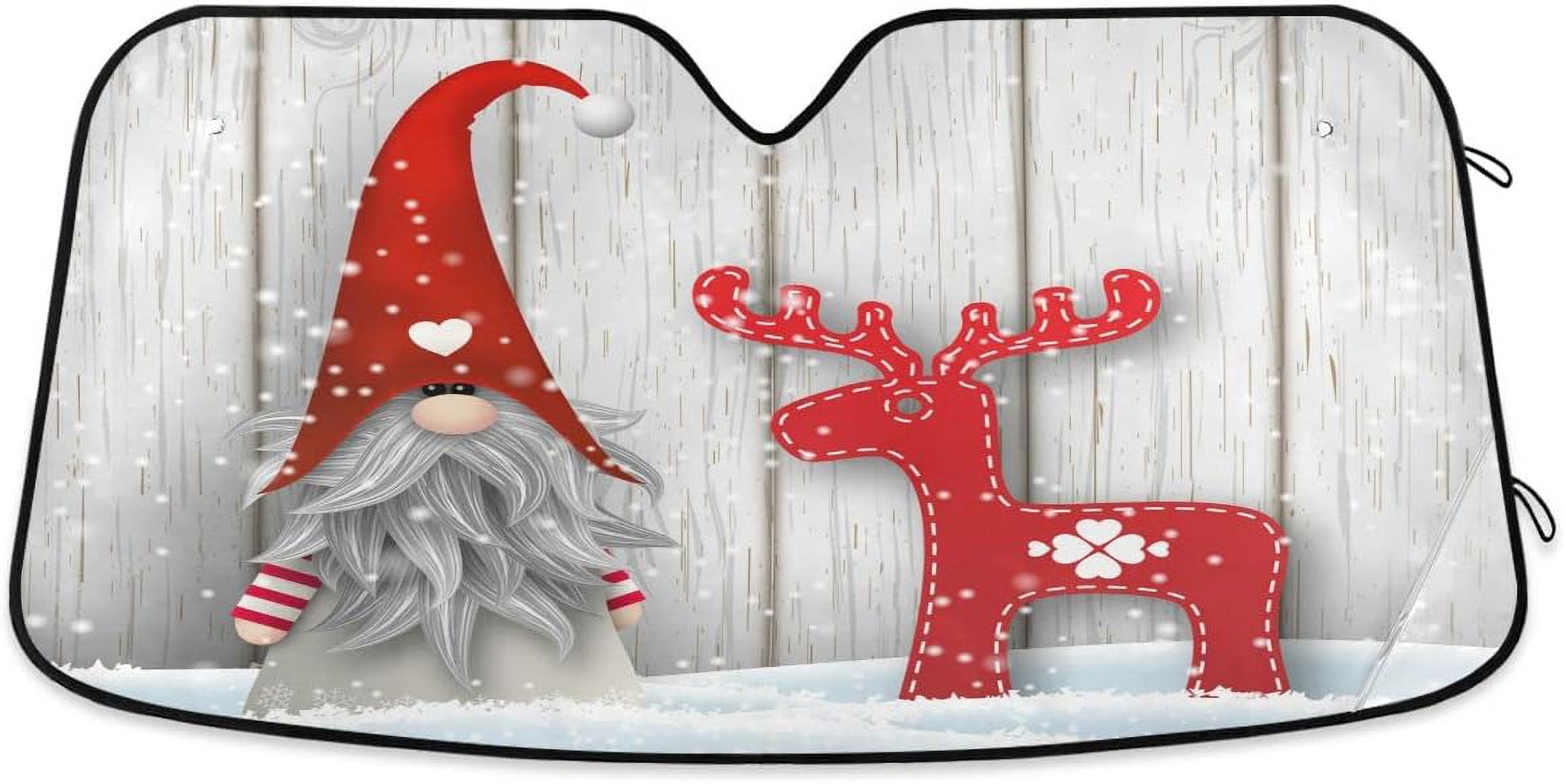 GZHJMY Gnome Front Windshield Sun Shade Folding Sun Shield Shade,Blocks ...