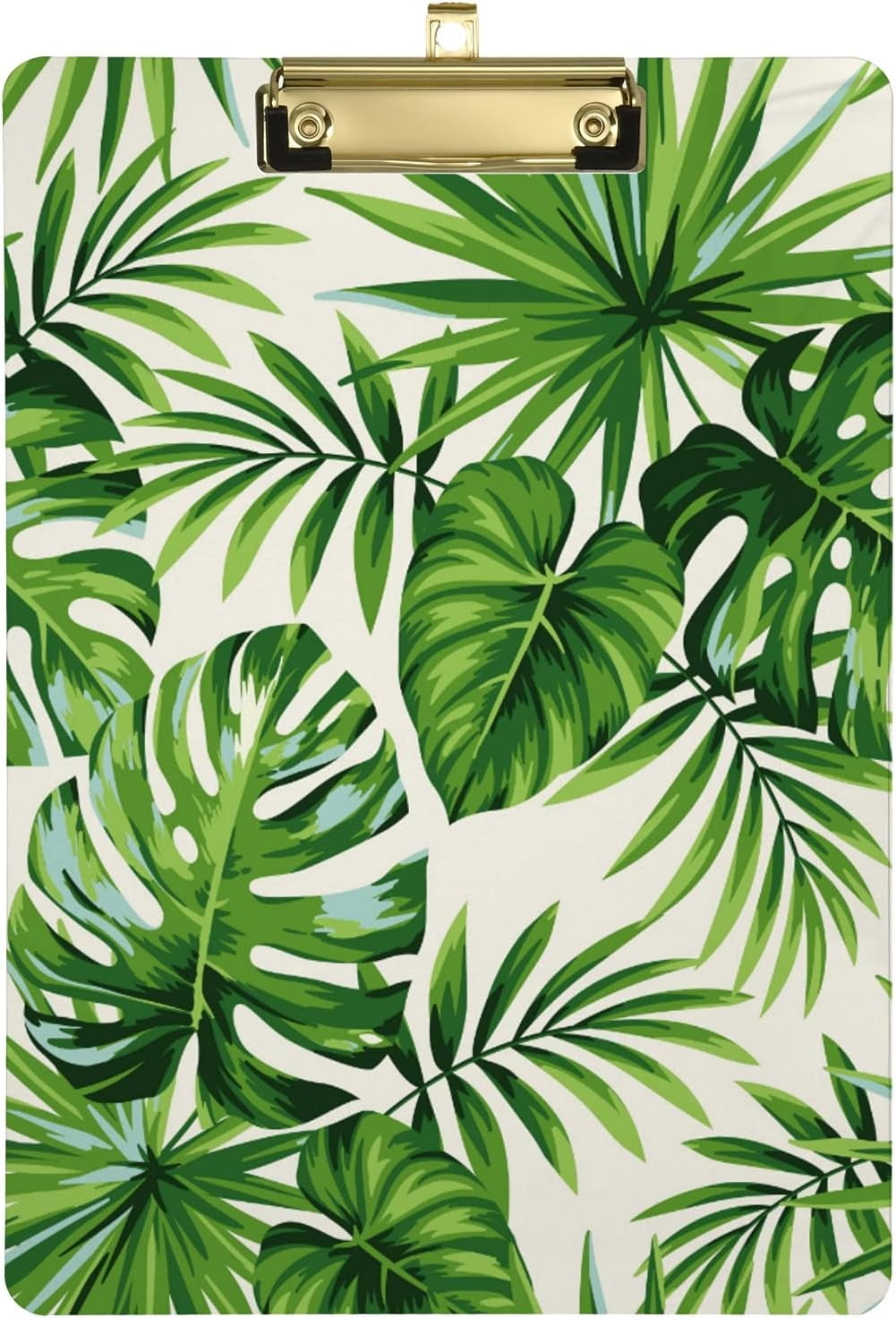 GZHJMY Green Palm Leaves Stylish Tropical Acrylic Clipboard Letter Size ...