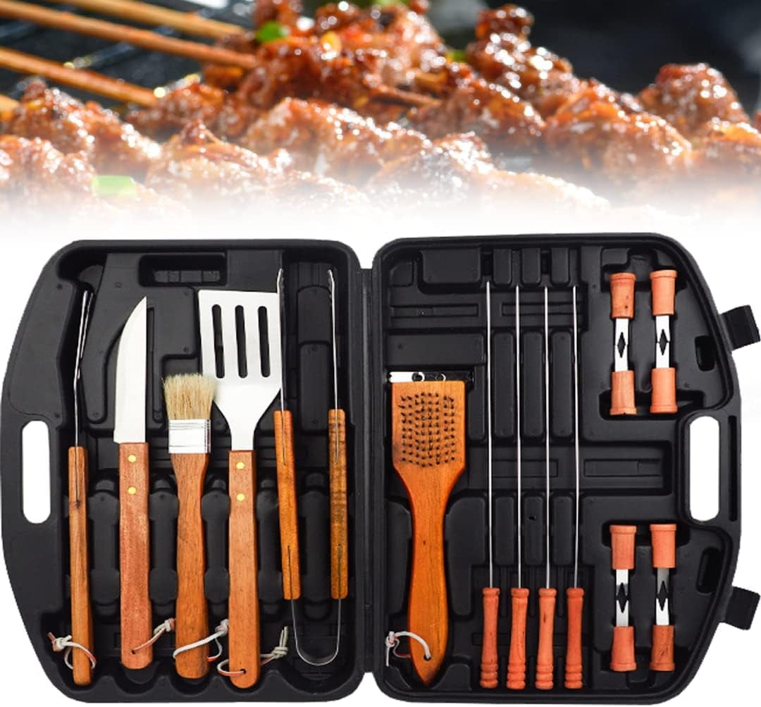 GZHJMY Griddle Accessories Set of 19 | All in One BBQ Tool Set ...