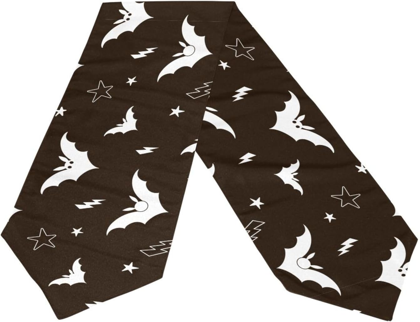 GZHJMY Halloween Bat Lightning Table Runner Seasonal Table Cloth Runner ...