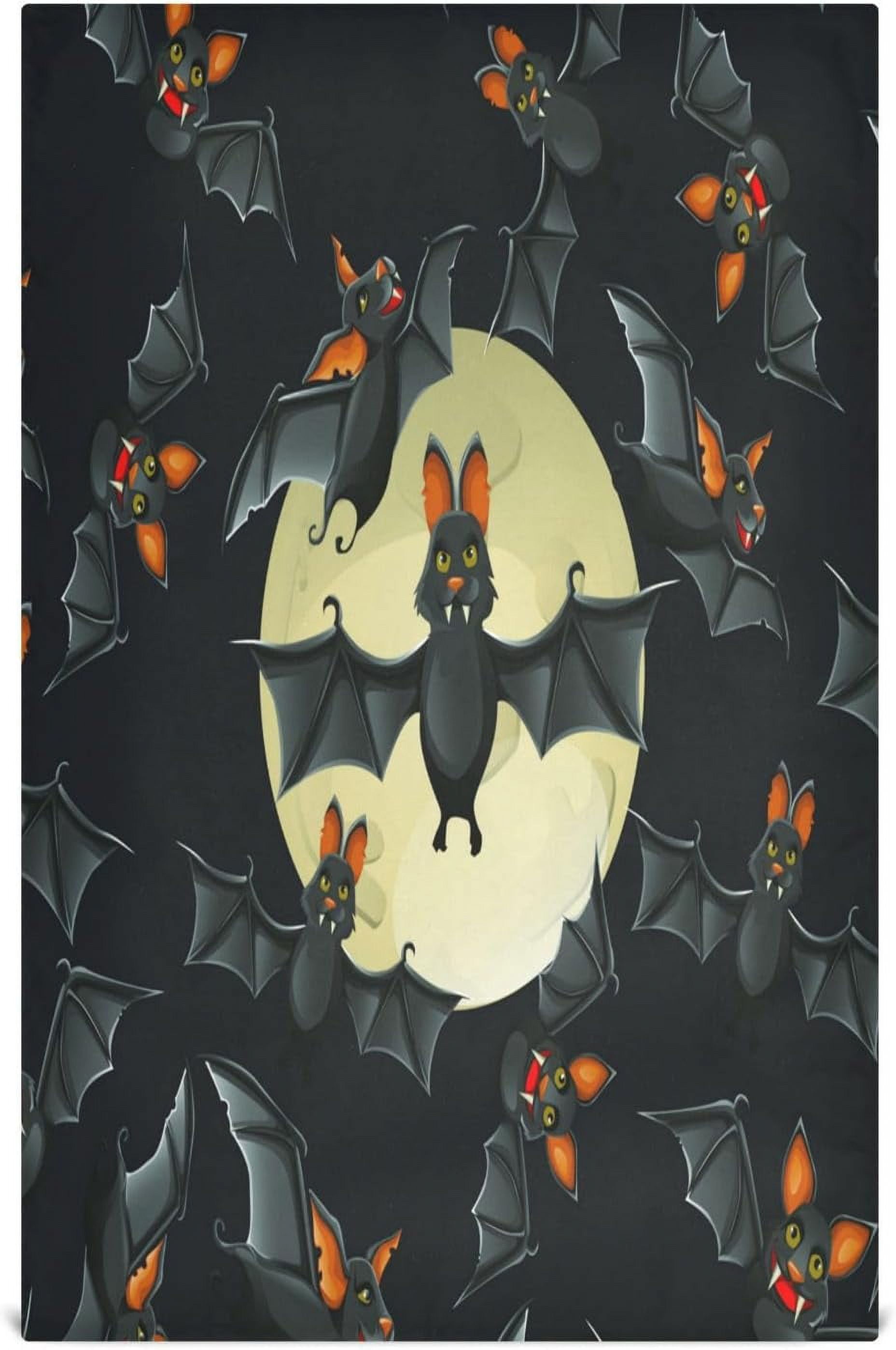 GZHJMY Halloween Bat Moon Kitchen Dish Towel Set, Drying Kitchen Towels ...