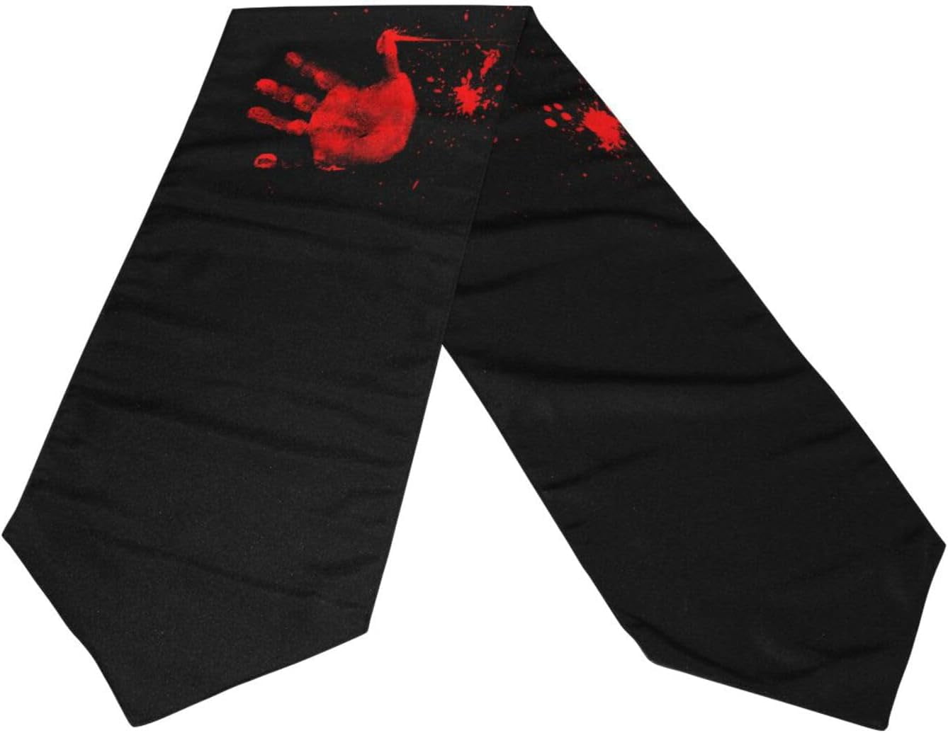 GZHJMY Halloween Blood Bloody Handprint Table Runner Seasonal Table ...