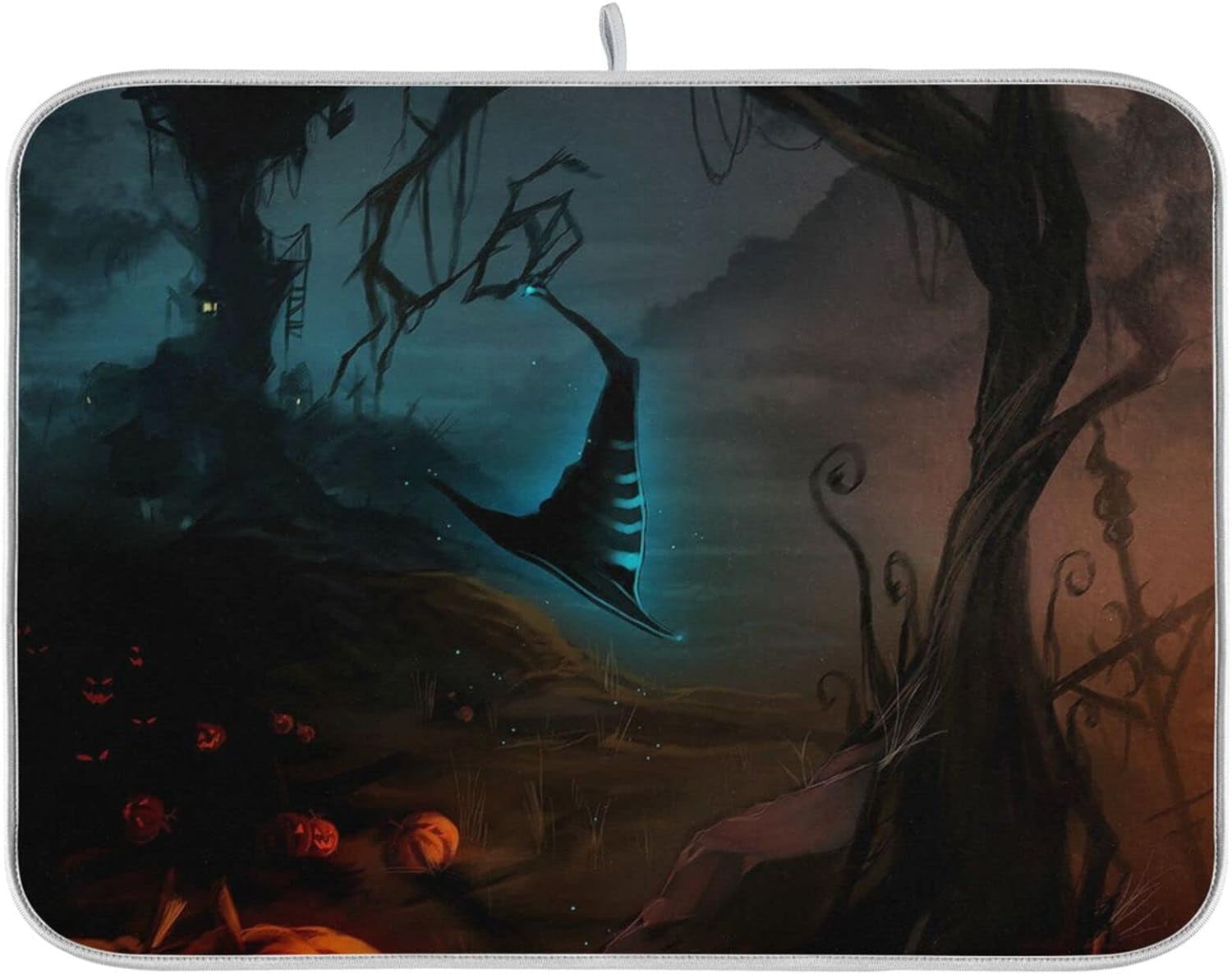 GZHJMY Halloween Décor Dish Drying Mat - 16 x 18inch- Extra Large ...