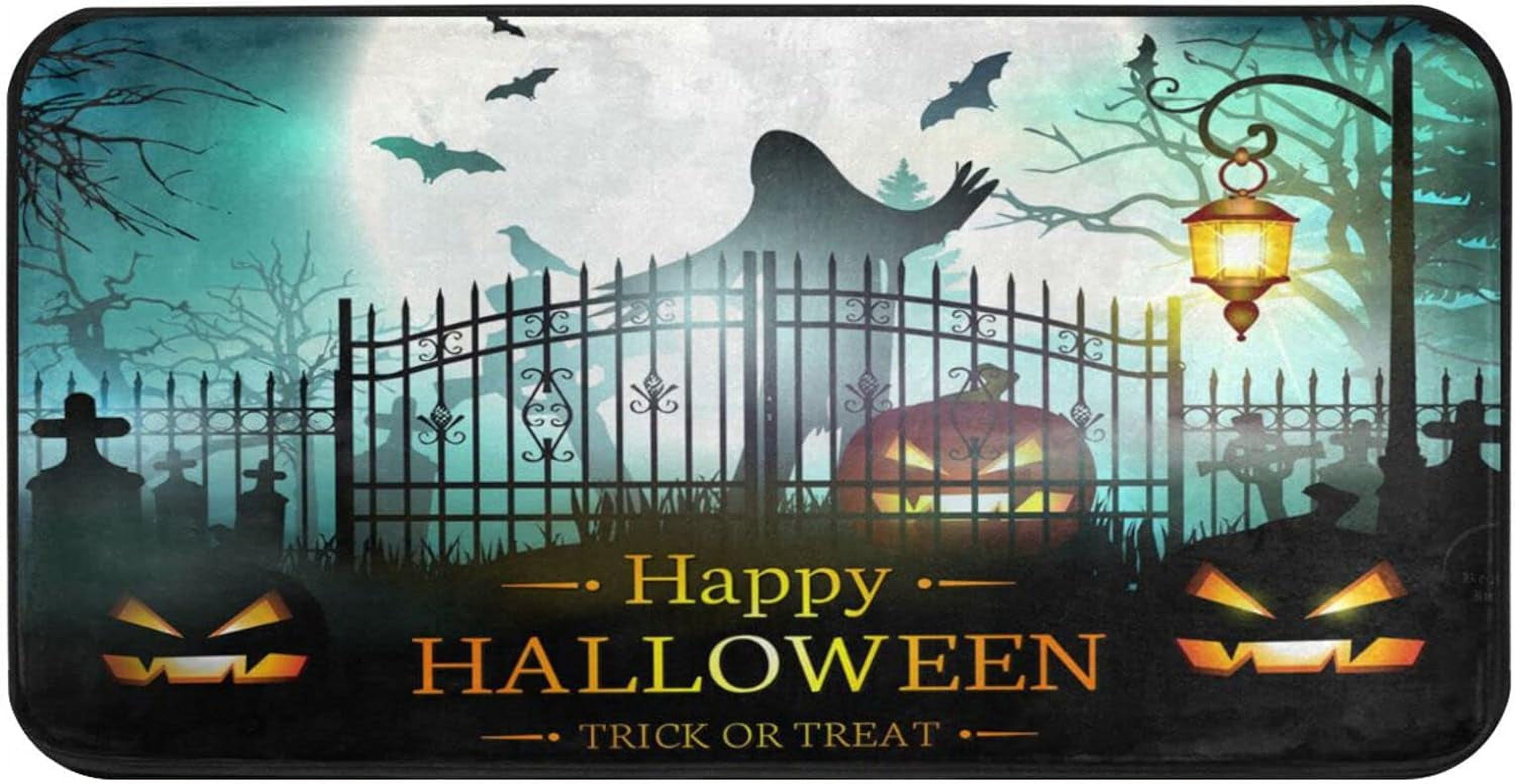 GZHJMY Halloween Pumpkin2 Kitchen Rug Mat Anti-Fatigue Comfort Floor ...