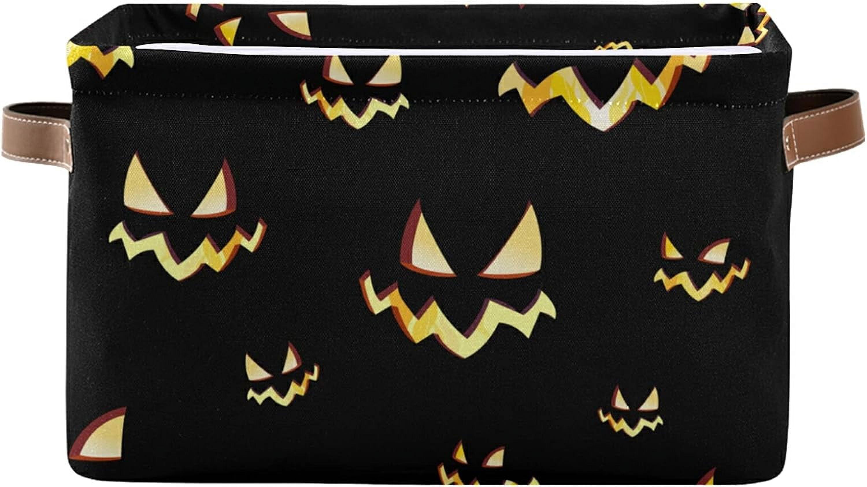 GZHJMY Halloween Pumpkins with Scary Stare Storage Bin for Toy Storage ...