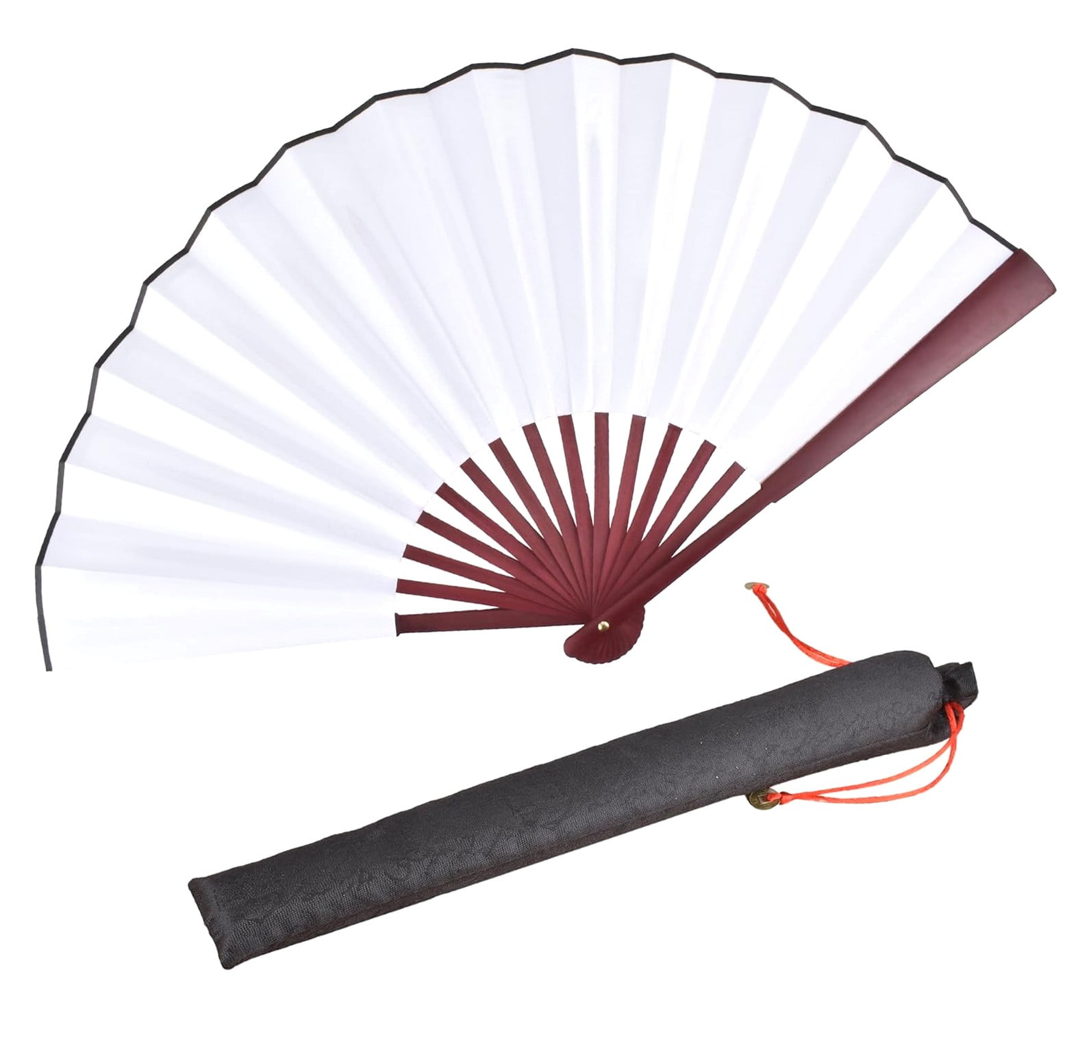 GZHJMY Handheld Chinese Arts Fans, Hard Paper Hand Fans with Sleeve for ...