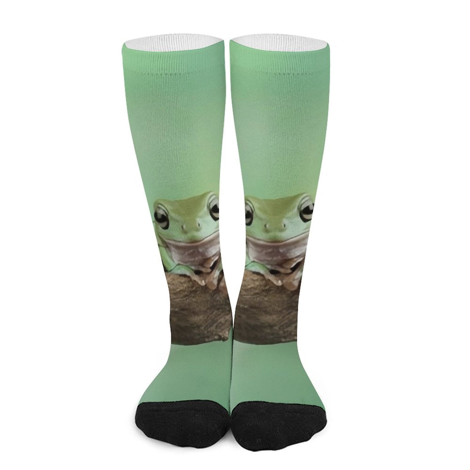 GZHJMY High Elasticity Compression Socks for Adult, Tree Frog Green ...