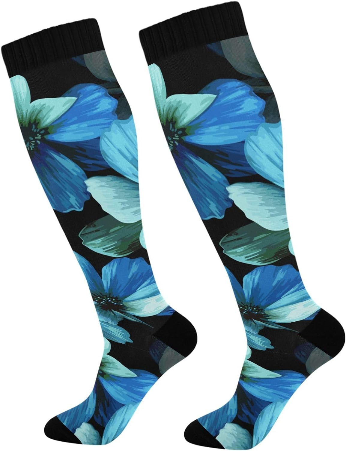GZHJMY High Elasticity Compression Socks, High Knee Socks Adult ...