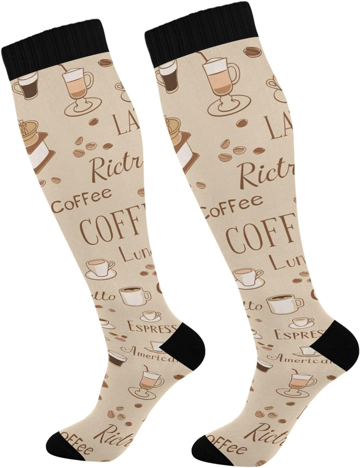GZHJMY High Elasticity Compression Socks, High Knee Socks Adult ...