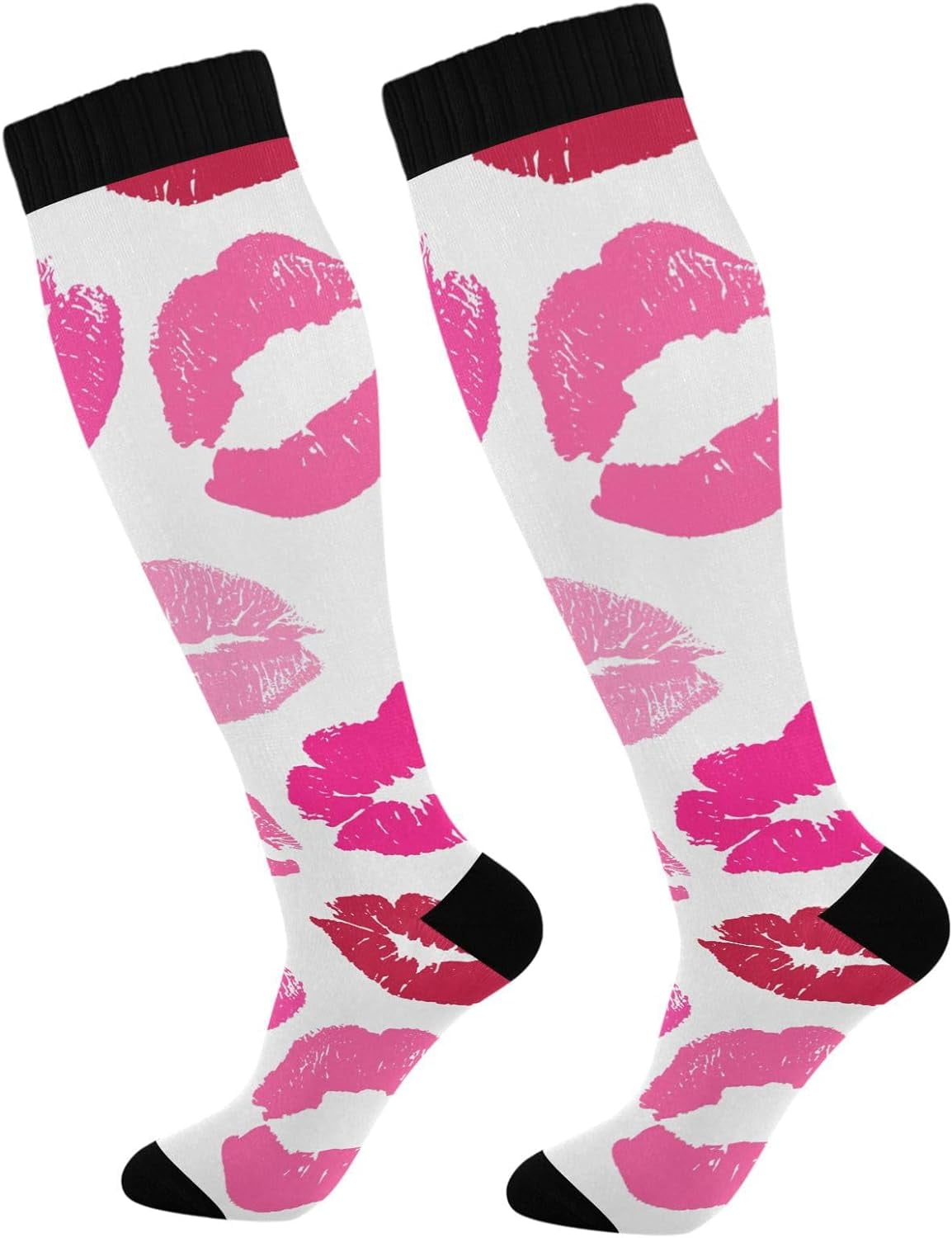 Gzhjmy High Elasticity Compression Socks High Knee Socks Adult Universal Leisure Relieve