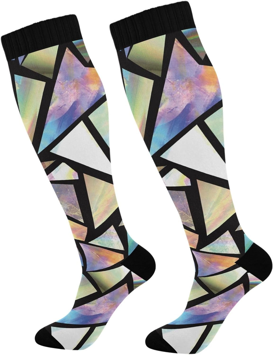 GZHJMY High Elasticity Compression Socks, High Knee Socks Adult ...