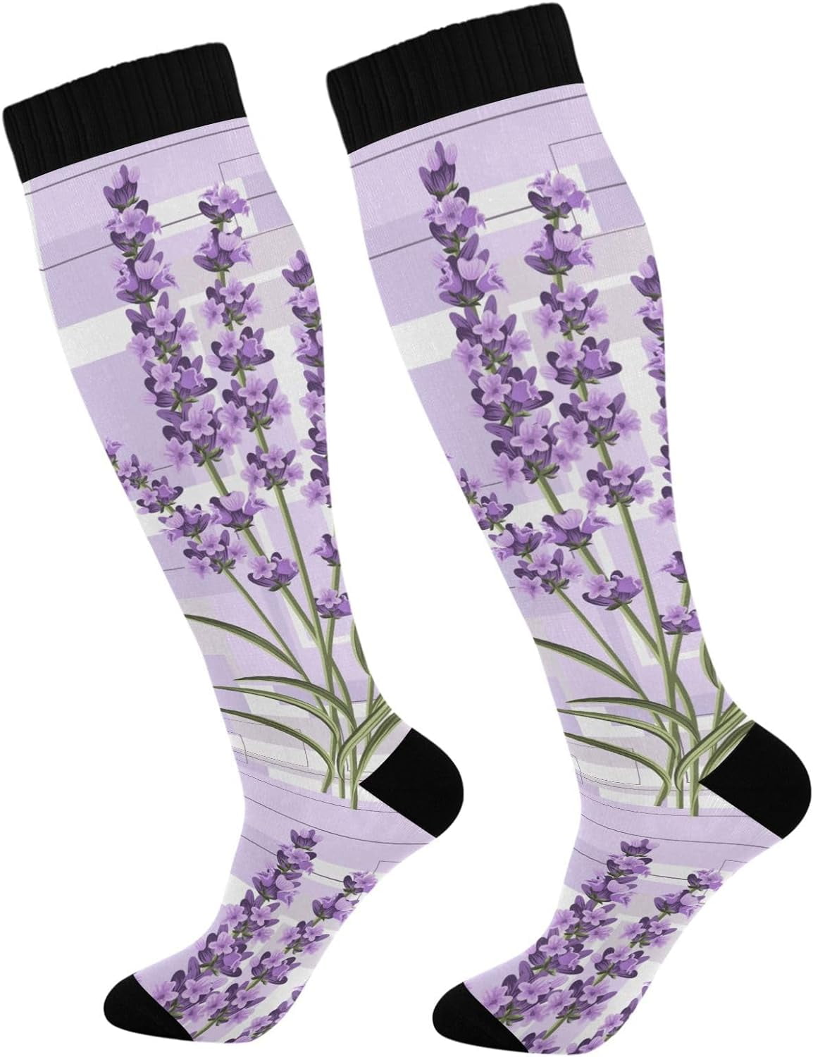 GZHJMY High Elasticity Compression Socks, High Knee Socks Adult ...