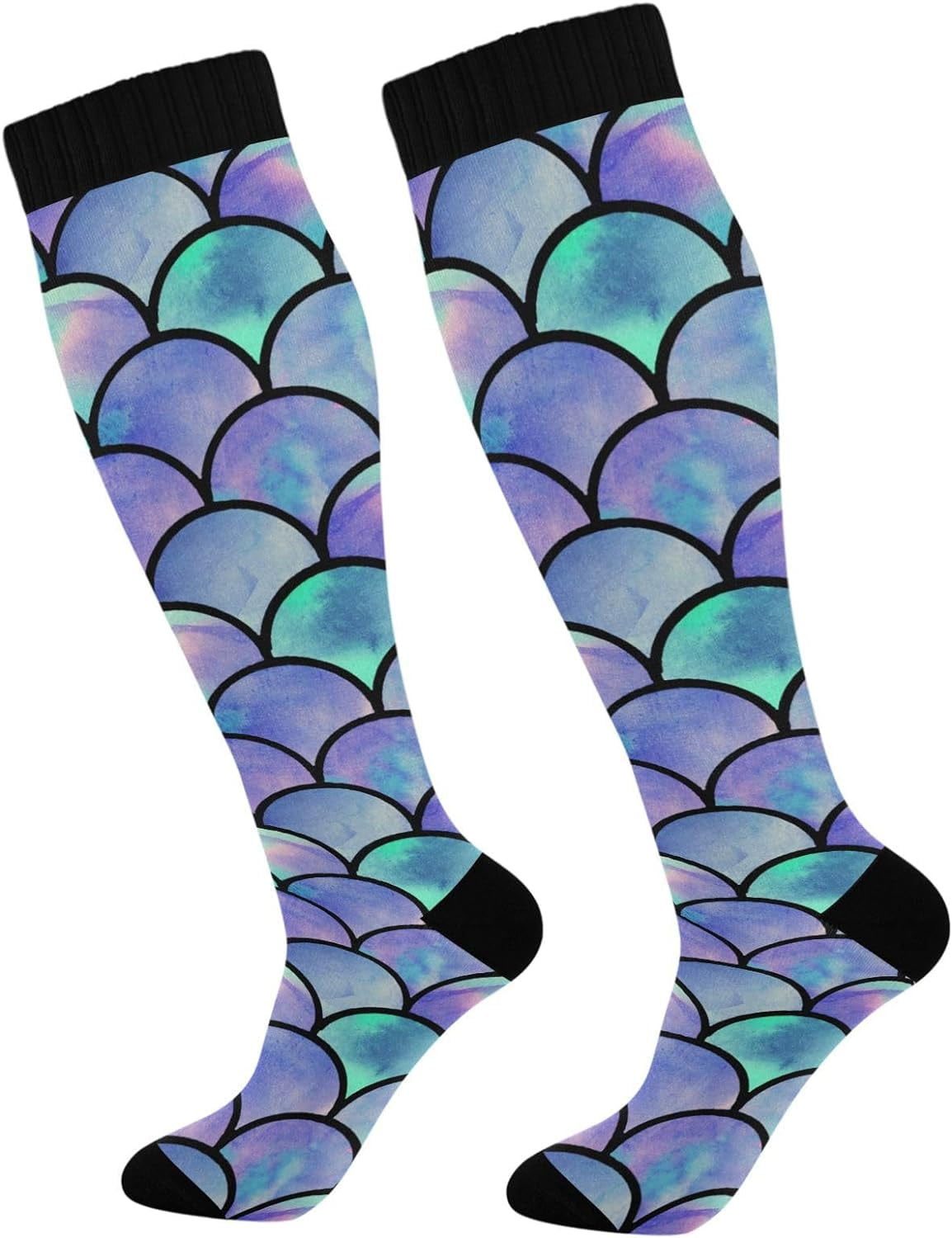 GZHJMY High Elasticity Compression Socks, High Knee Socks Adult ...
