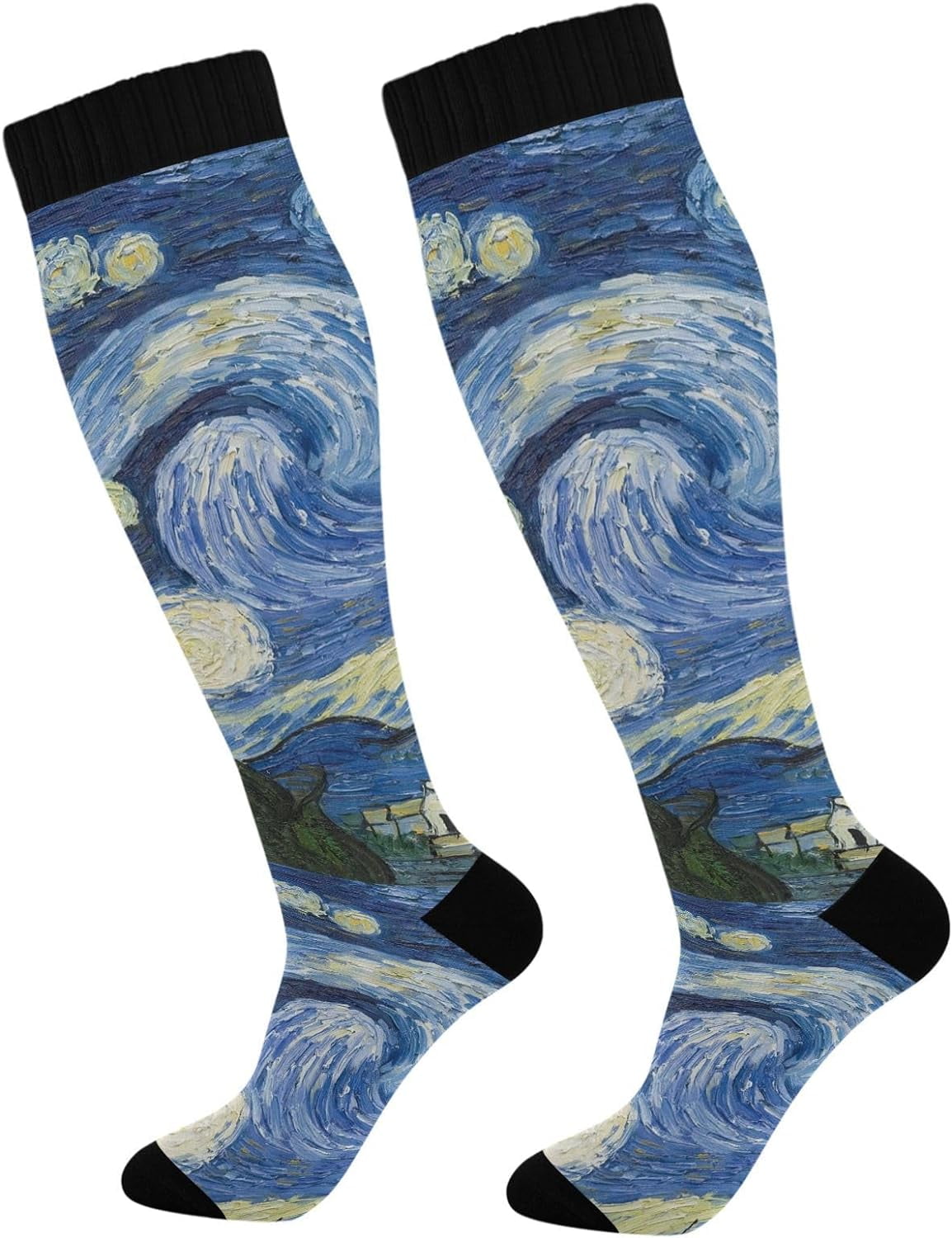 GZHJMY High Elasticity Compression Socks, High Knee Socks Adult ...