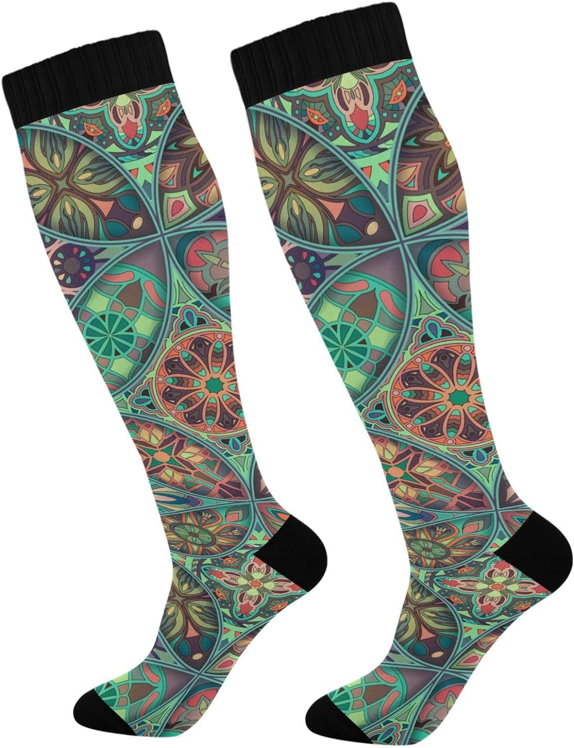 GZHJMY High Elasticity Compression Socks, High Knee Socks Adult ...