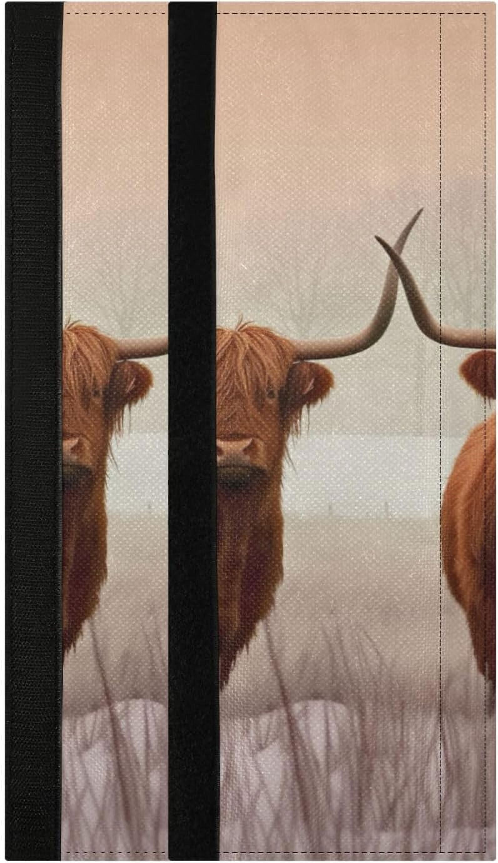 GZHJMY Highland Cow Refrigerator Door Handle Covers Set of 2, Keep Off ...