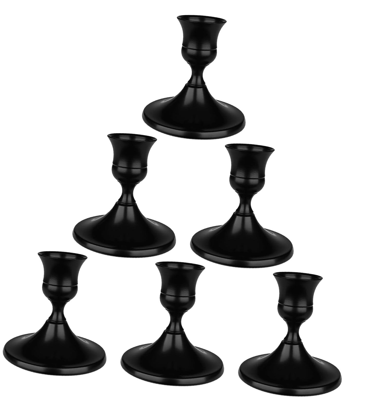 GZHJMY Holder Taper Holders, Set of 6 Candlestick Holders for Decor ...