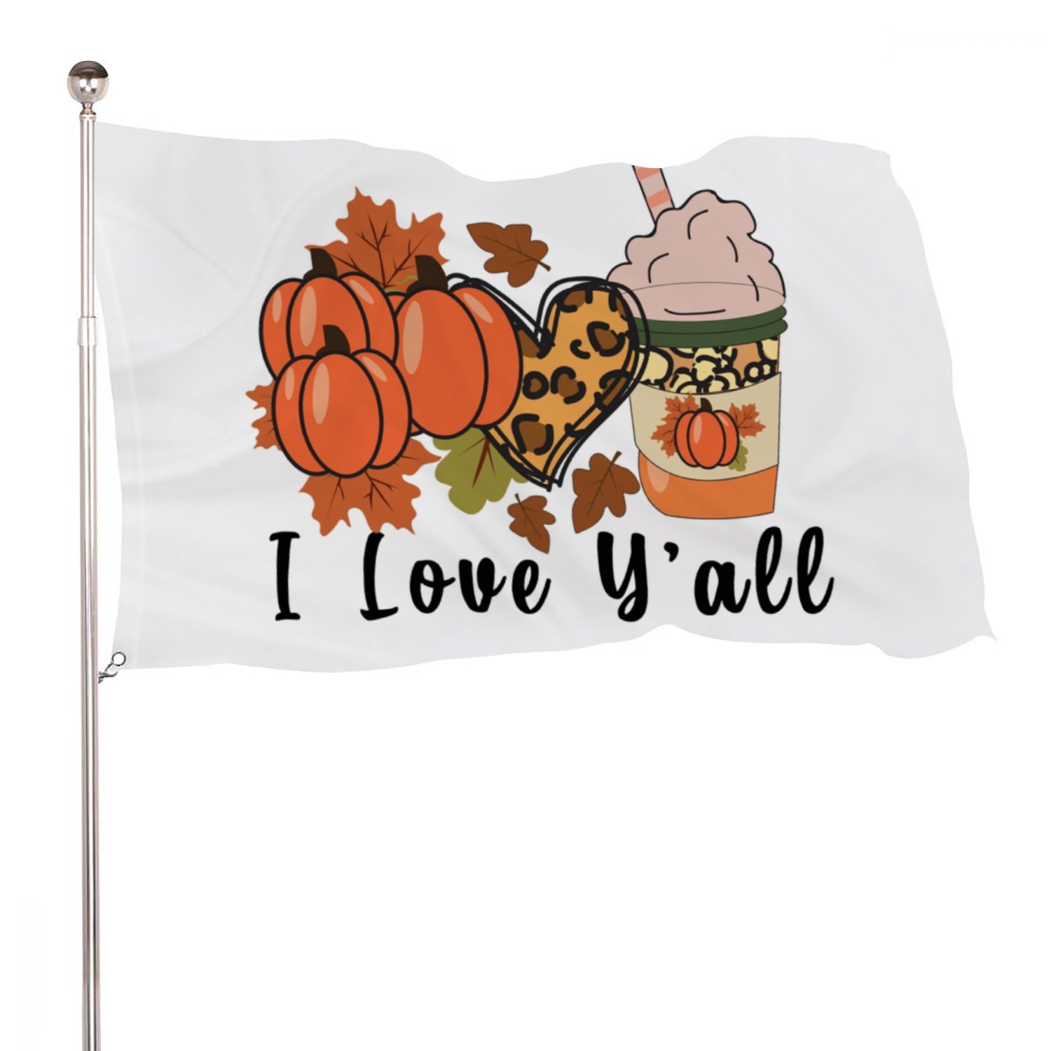 GZHJMY I Love Y' All Retro Design Flags With Grommets, Fade Proof ...