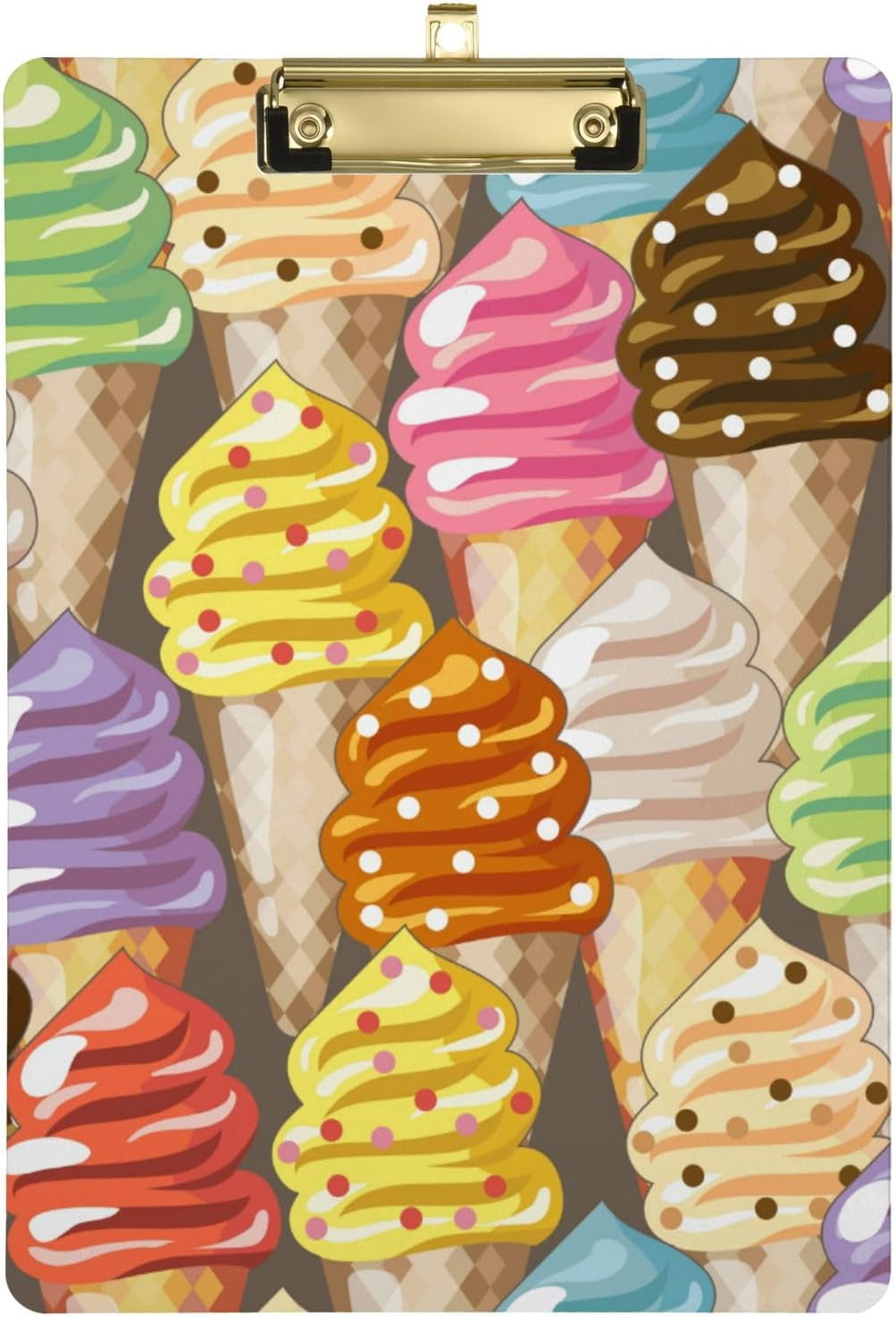 GZHJMY Ice Cream Clipboard A4 Standard Size Decorative Clipboard with ...