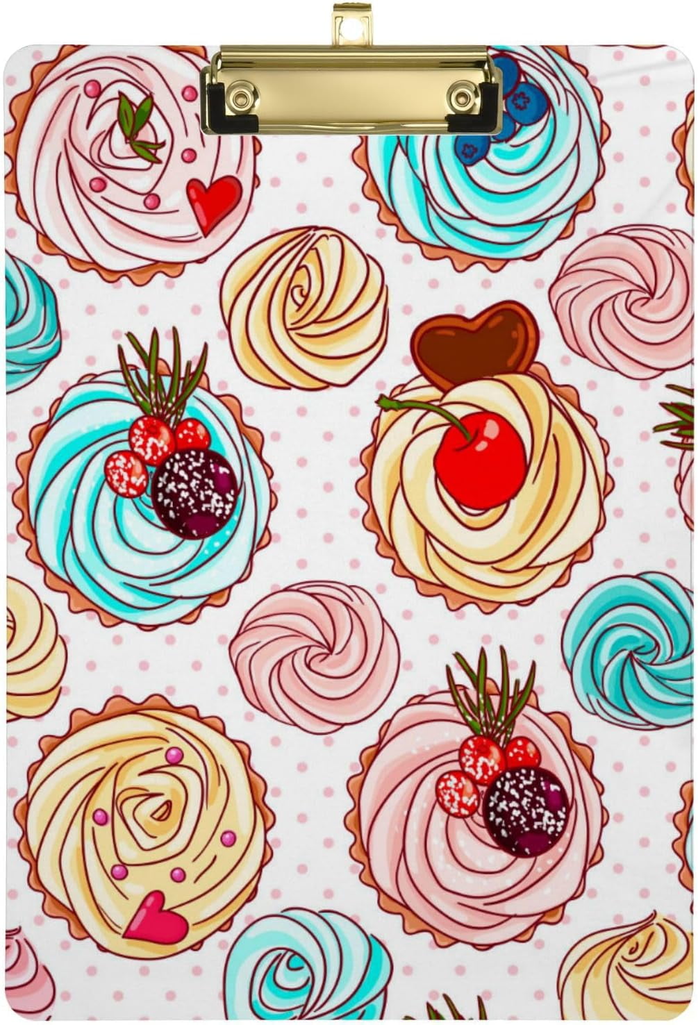 GZHJMY Ice Cream Clipboard A4 Standard Size Decorative Clipboard with ...