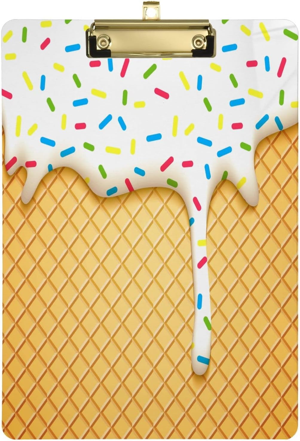 GZHJMY Ice Cream Clipboard,Standard A4 Letter Size Hardboard Office ...