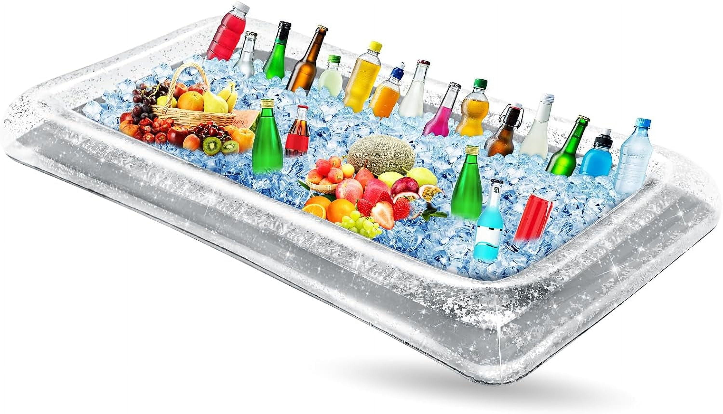 GZHJMY Inflatable Serving Bar with Drain Plug 52 x 24 x 5'' Inflatable ...