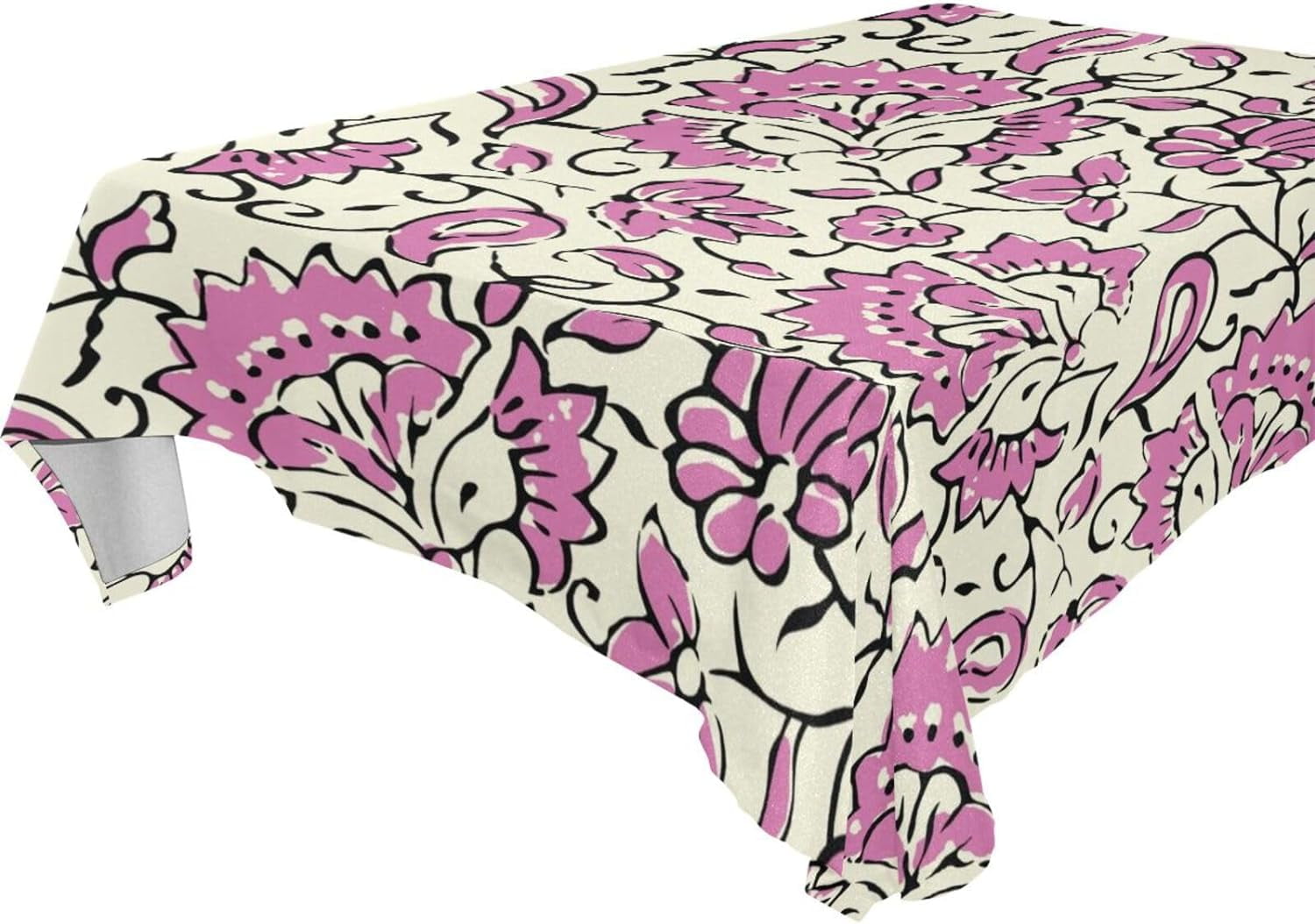 GZHJMY Kalamkari Block Print Square Tablecloths, Decorative Tablecloths ...