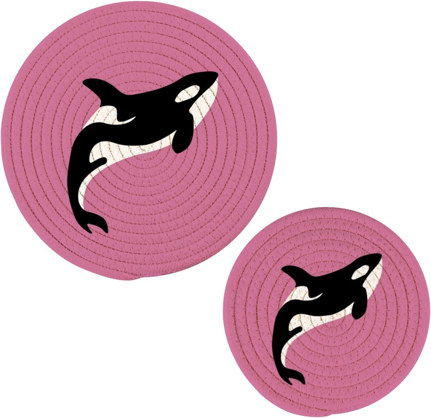 GZHJMY Killer Whale in Swimming Pool Orca Swim in Water on Pink Pot ...