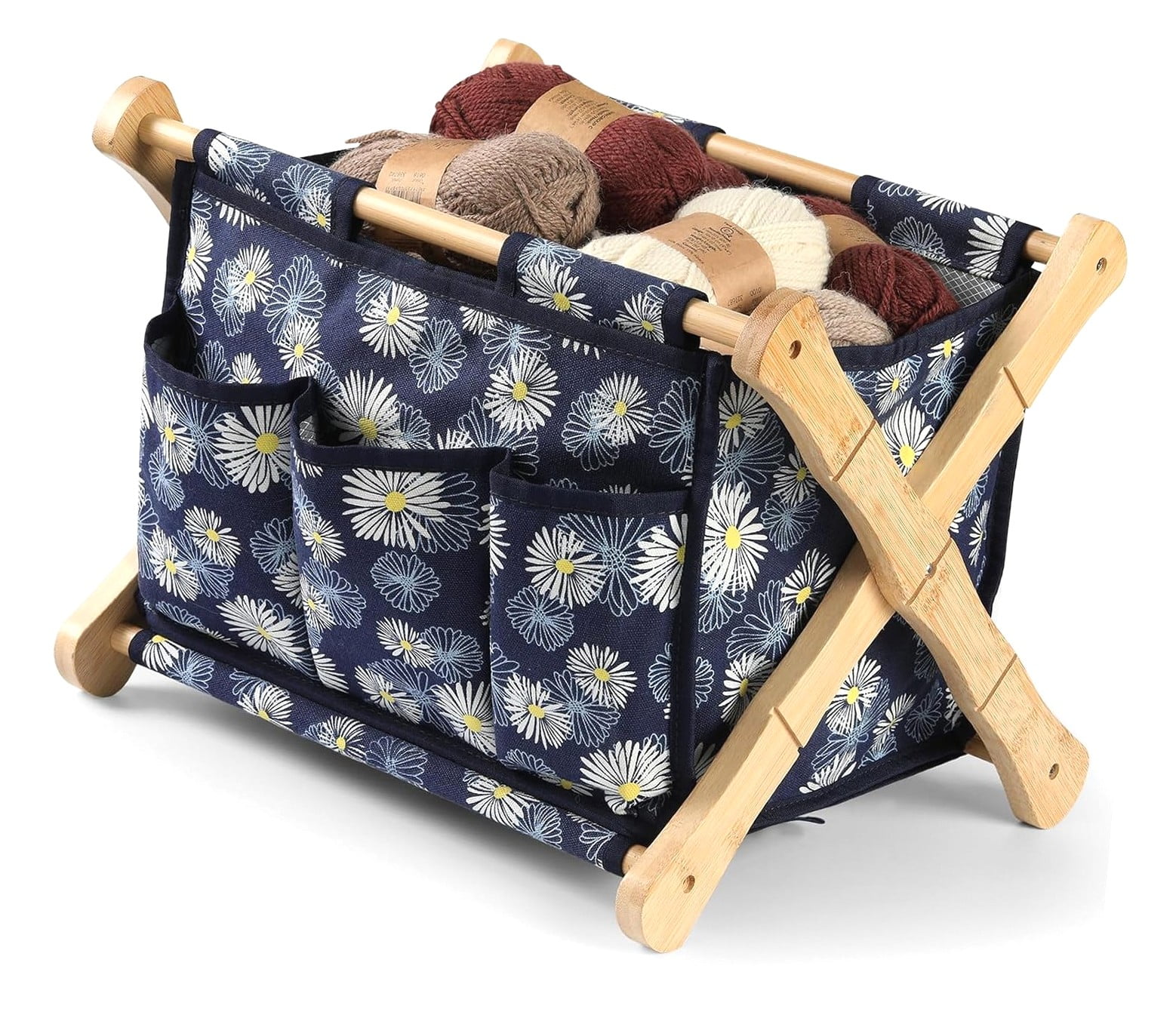 GZHJMY Knitter-Designed Yarn Caddy Organizer and Storage | Basket for ...