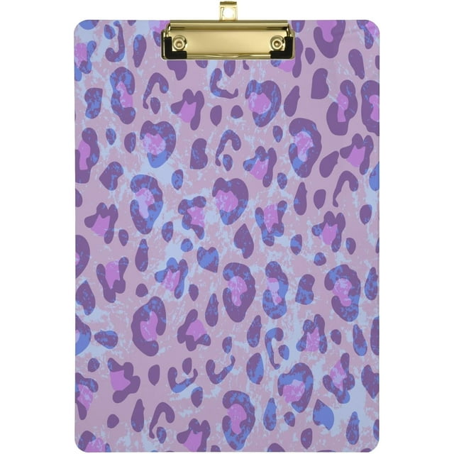 GZHJMY Leopard Print Clipboard,Standard A4 Letter Size Hardboard Office ...