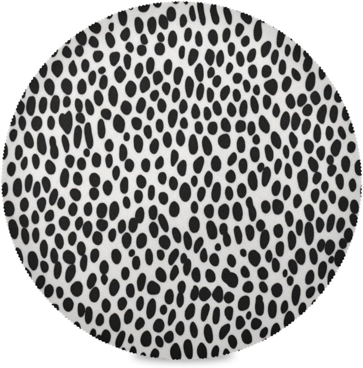 GZHJMY Leopard Print Round Placemats 15.4in, Washable Heat Resistant ...
