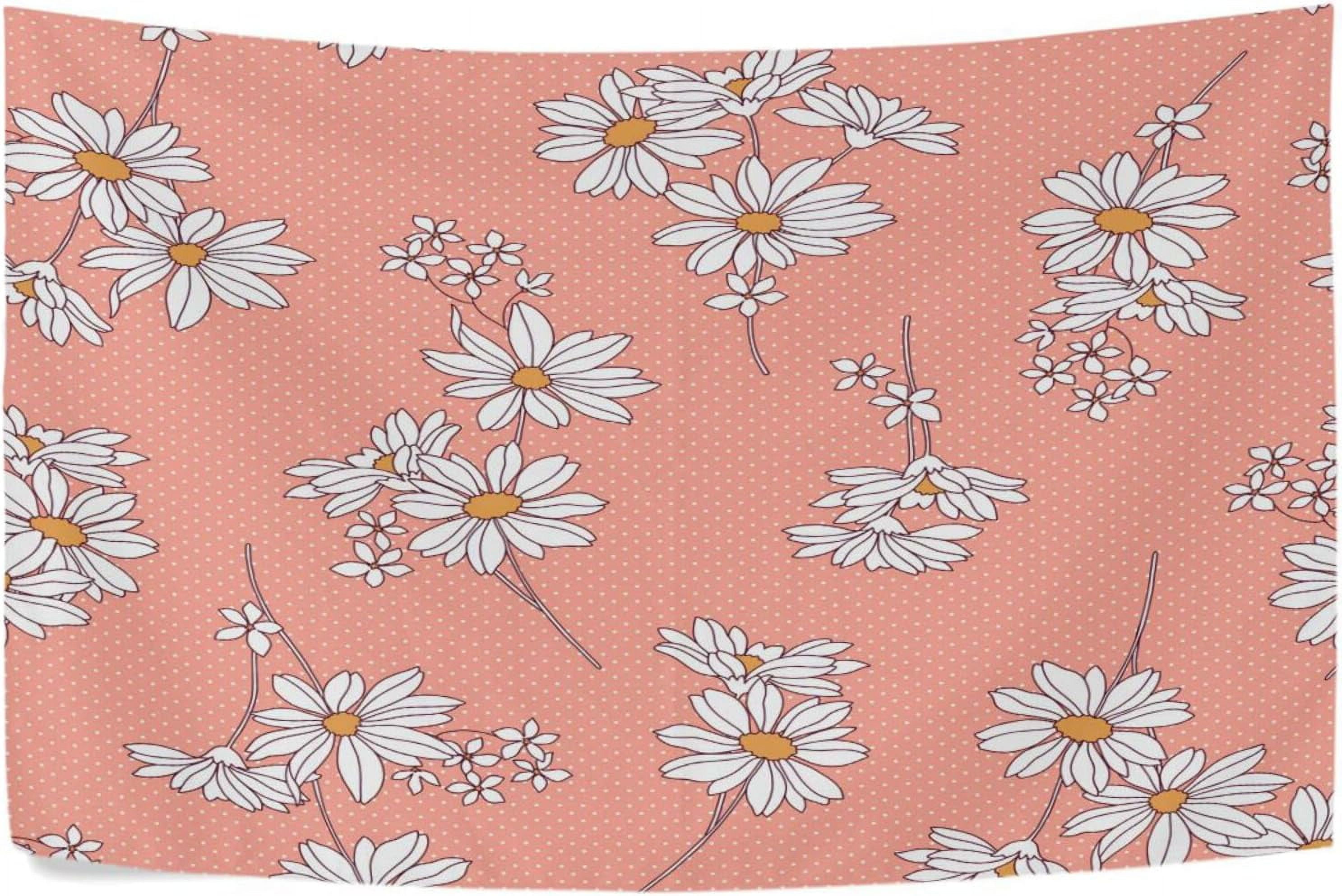 GZHJMY Little Daisy Tapestry Aesthetic Tapestry for Bedroom Colorful ...